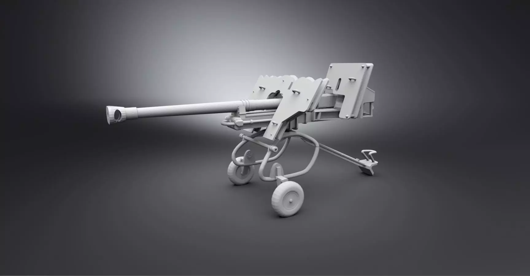 280mm sPzB 41 Scale model 3D model 3D printable | CGTrader