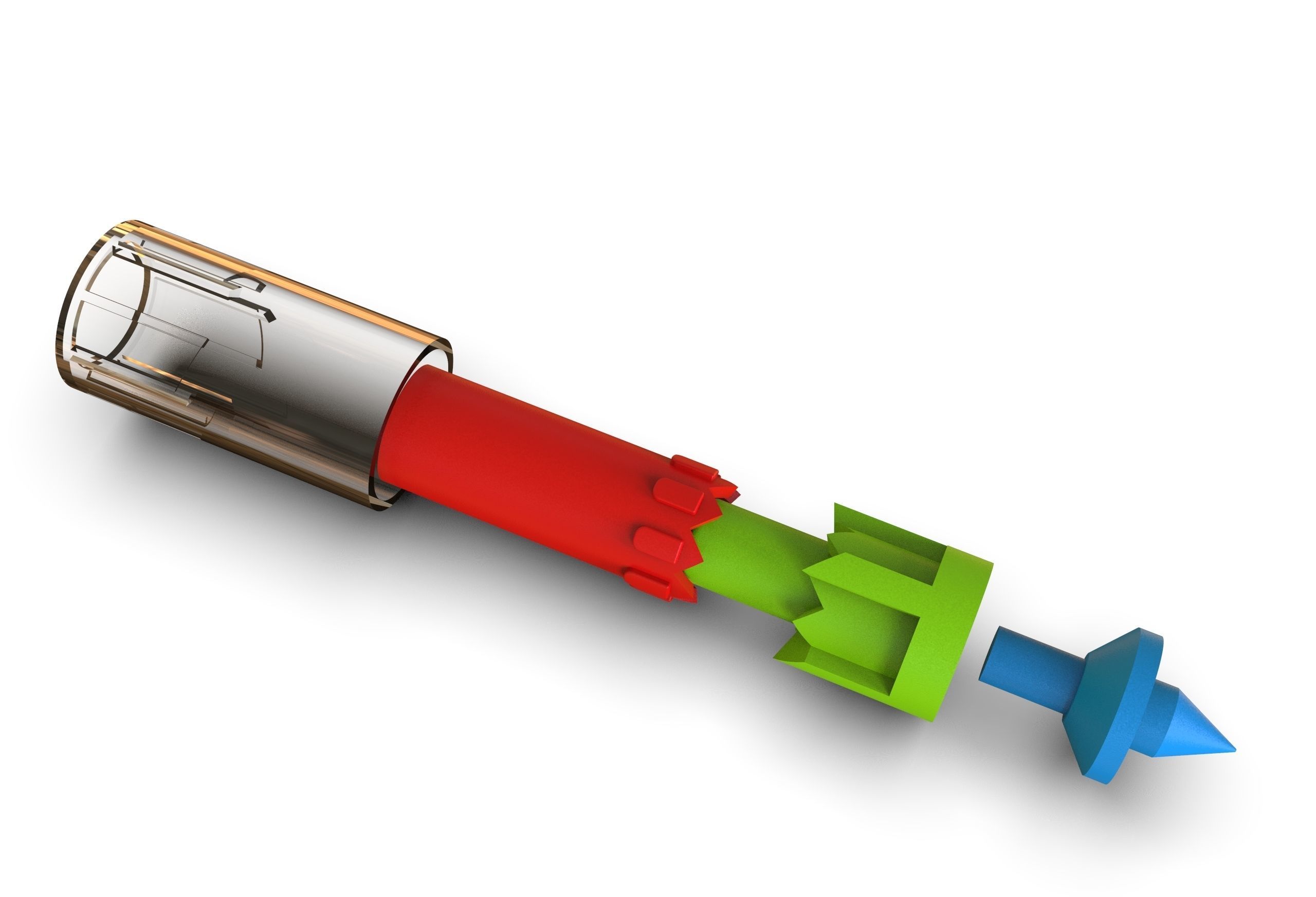 clicking pen mechanism 3D model | CGTrader