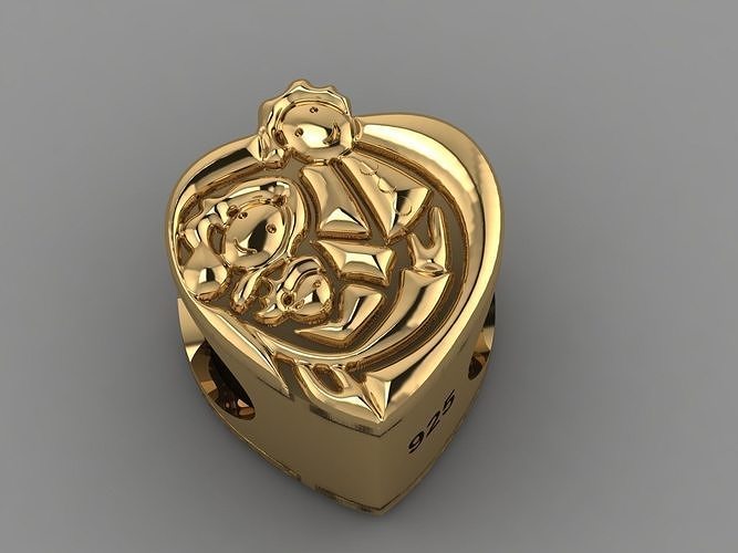Pandora - Charm 3D model 3D printable | CGTrader