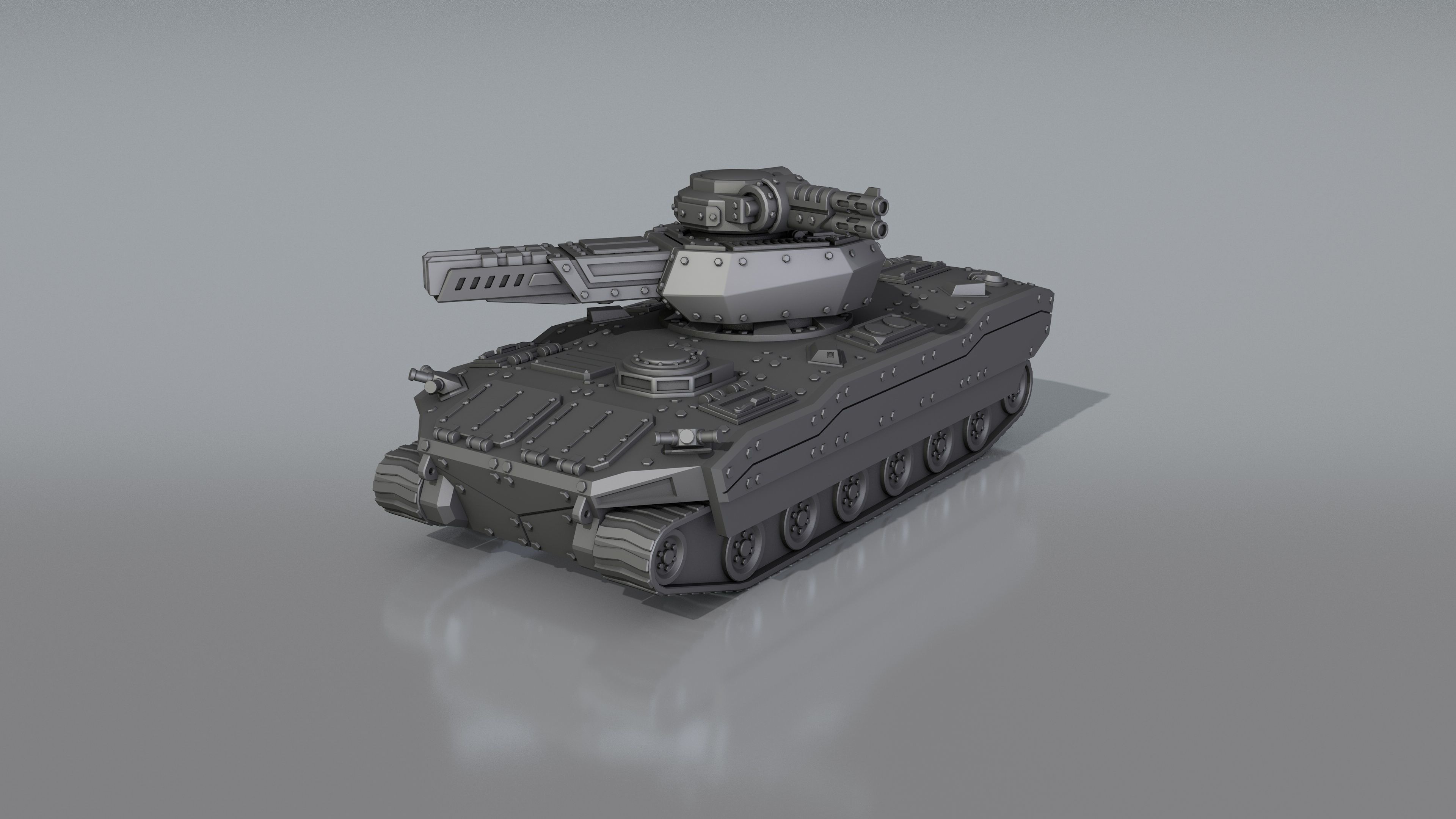 Battle tank V-3 -model for 3d printer 3D model 3D printable | CGTrader