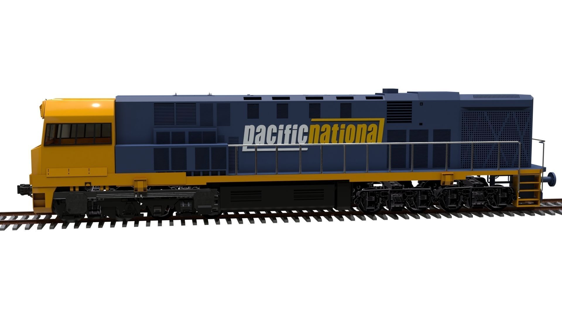 Freight Train 3D model | CGTrader