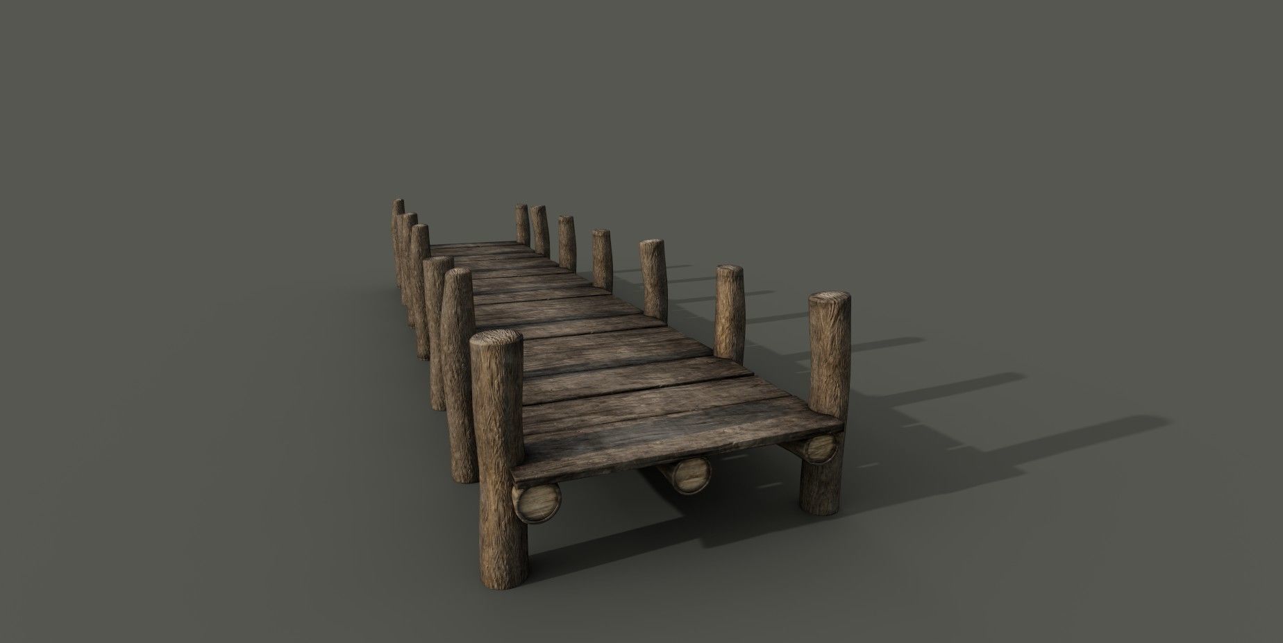 Pier Wood free VR / AR / low-poly 3D model | CGTrader