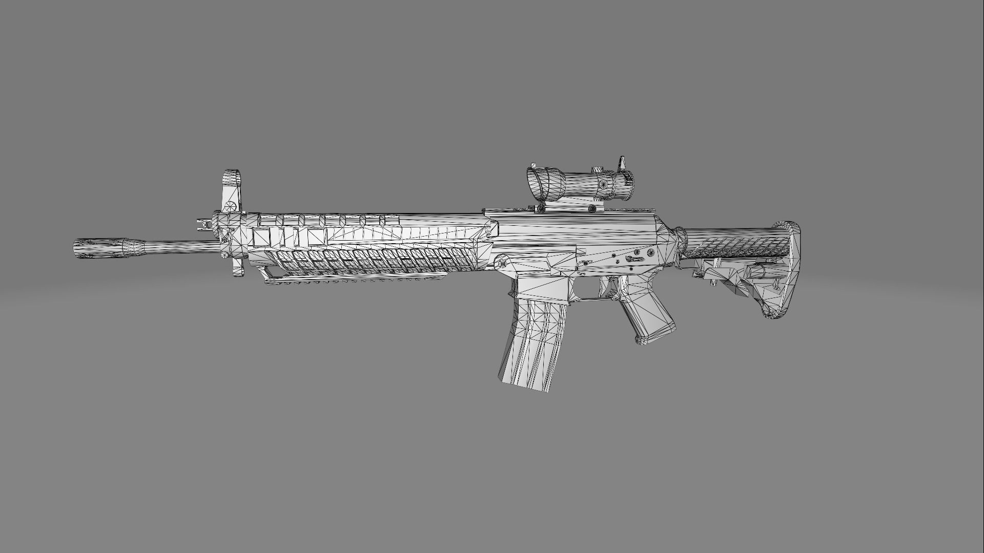 3D model Sg 553 Gun VR / AR / low-poly | CGTrader