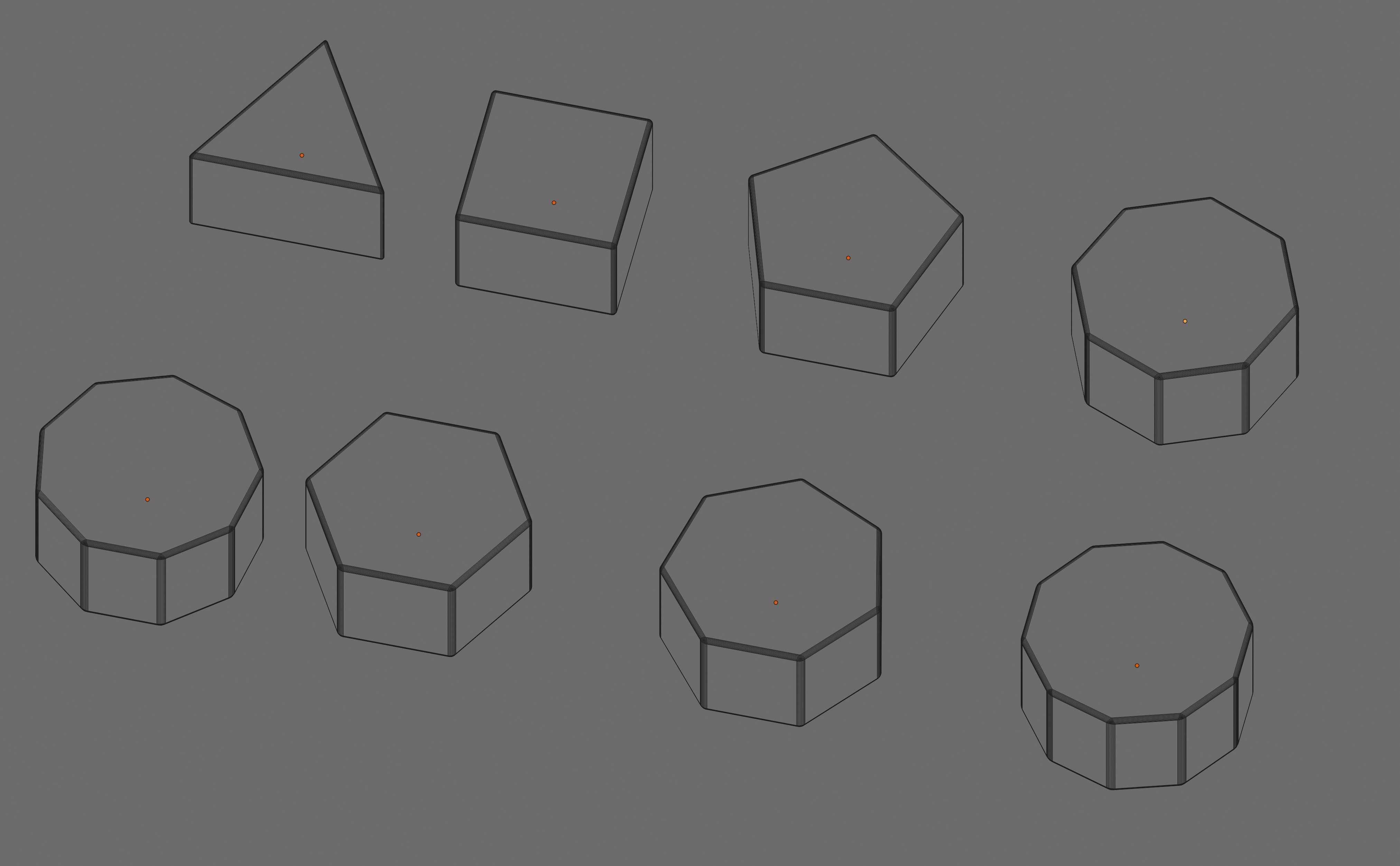 Shapes 3D model | CGTrader