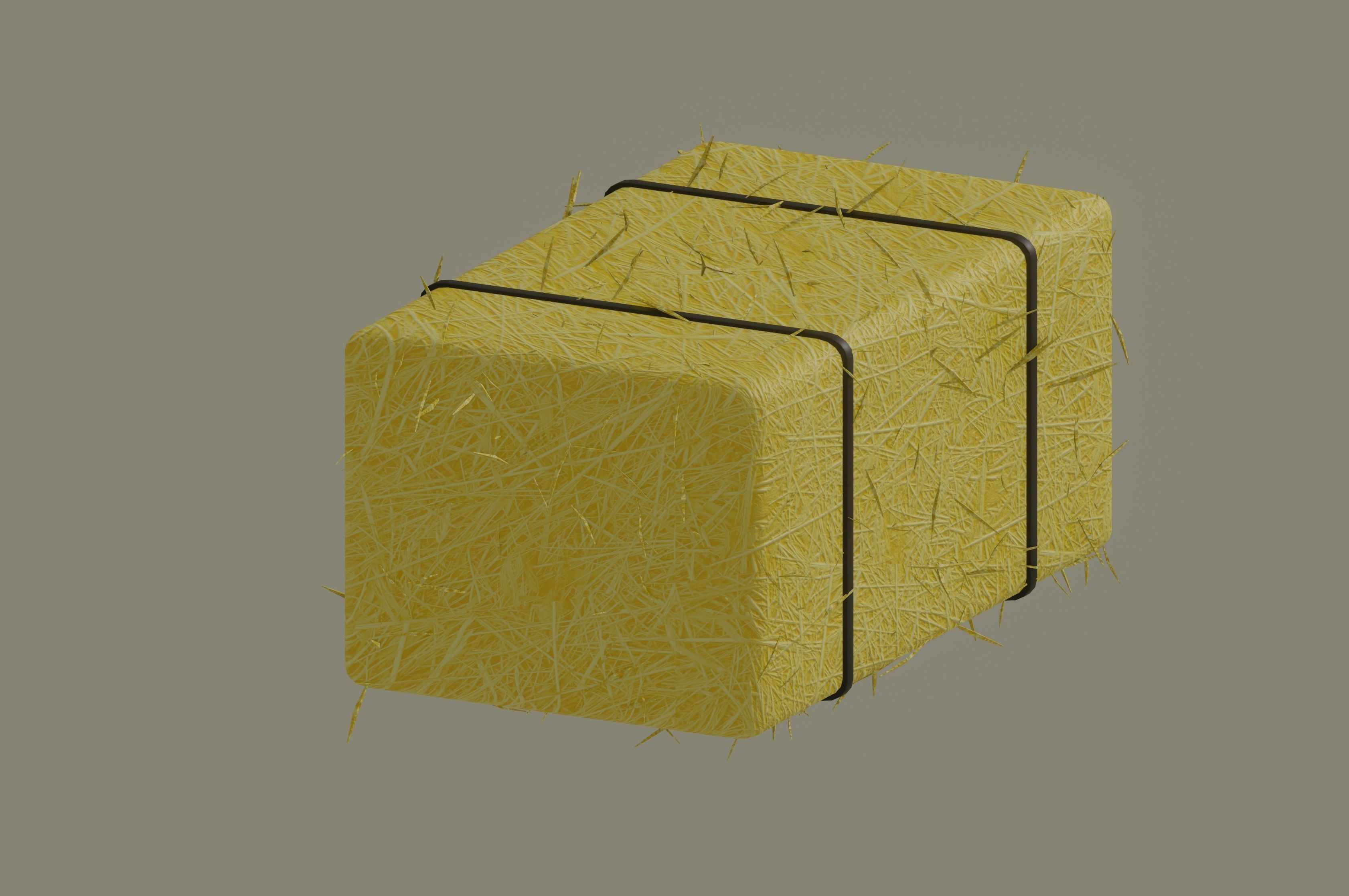 Hay Block 3D model | CGTrader