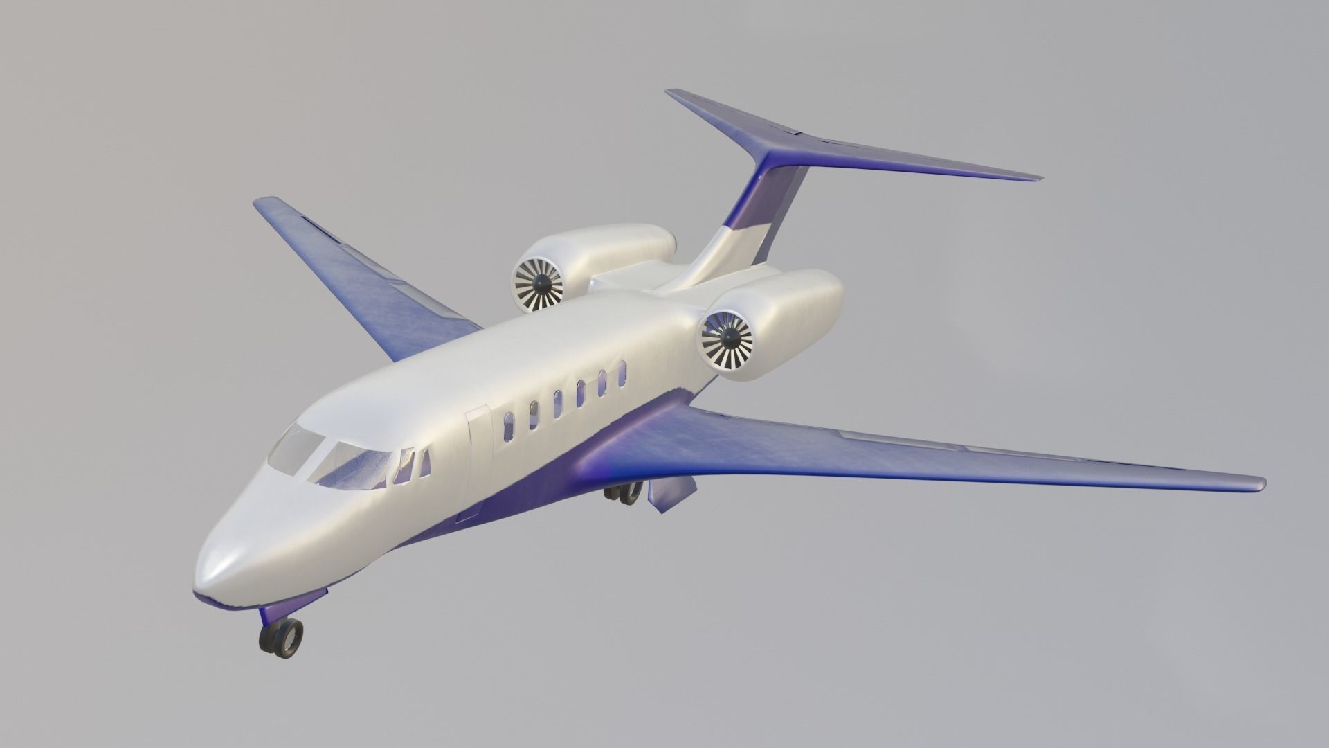Cessna 680 jet airplane 3D model | CGTrader