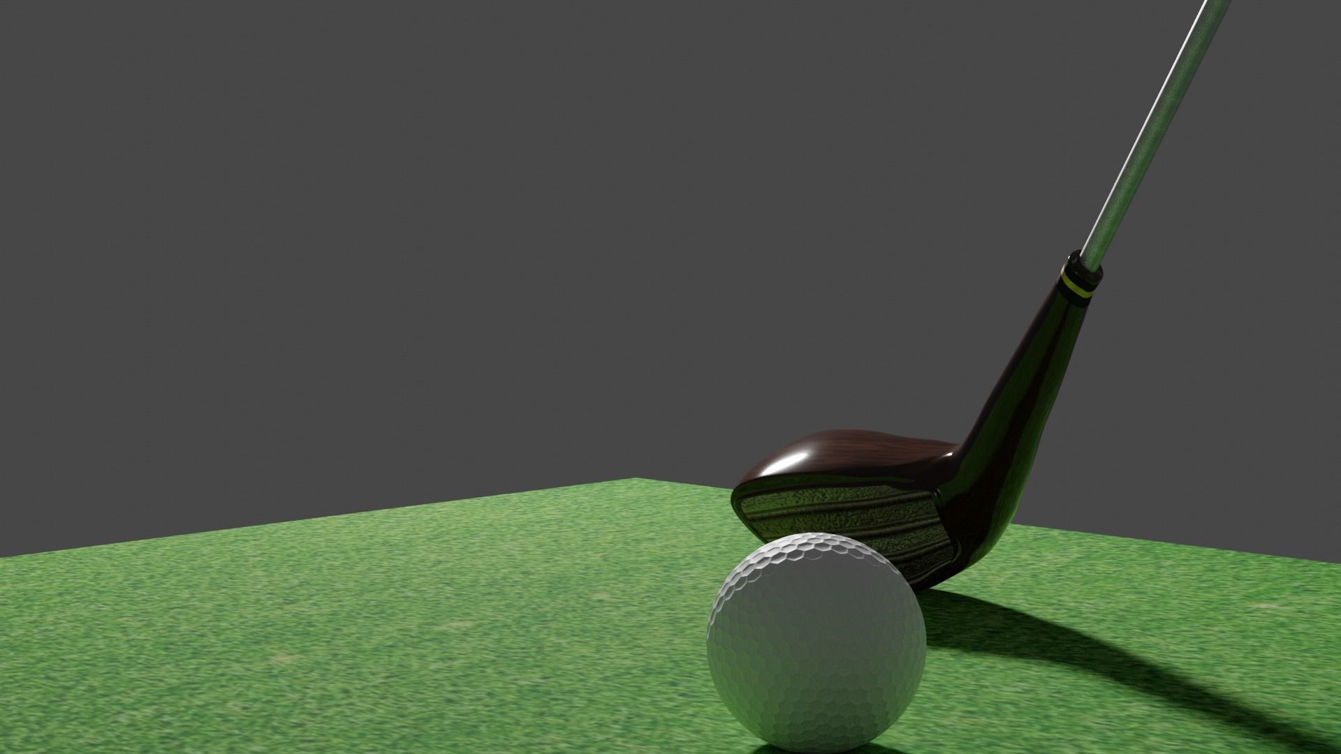 3D model Golf Club and Ball 3D VR / AR / low-poly | CGTrader