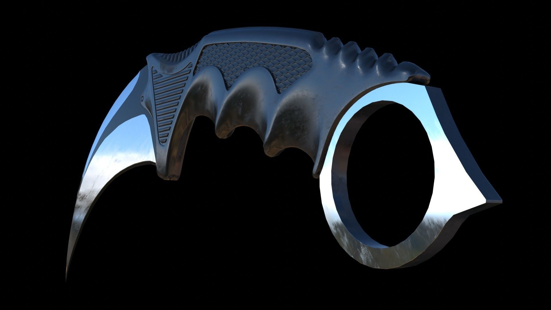 3D model CS GO Karambit Knife VR / AR / low-poly | CGTrader