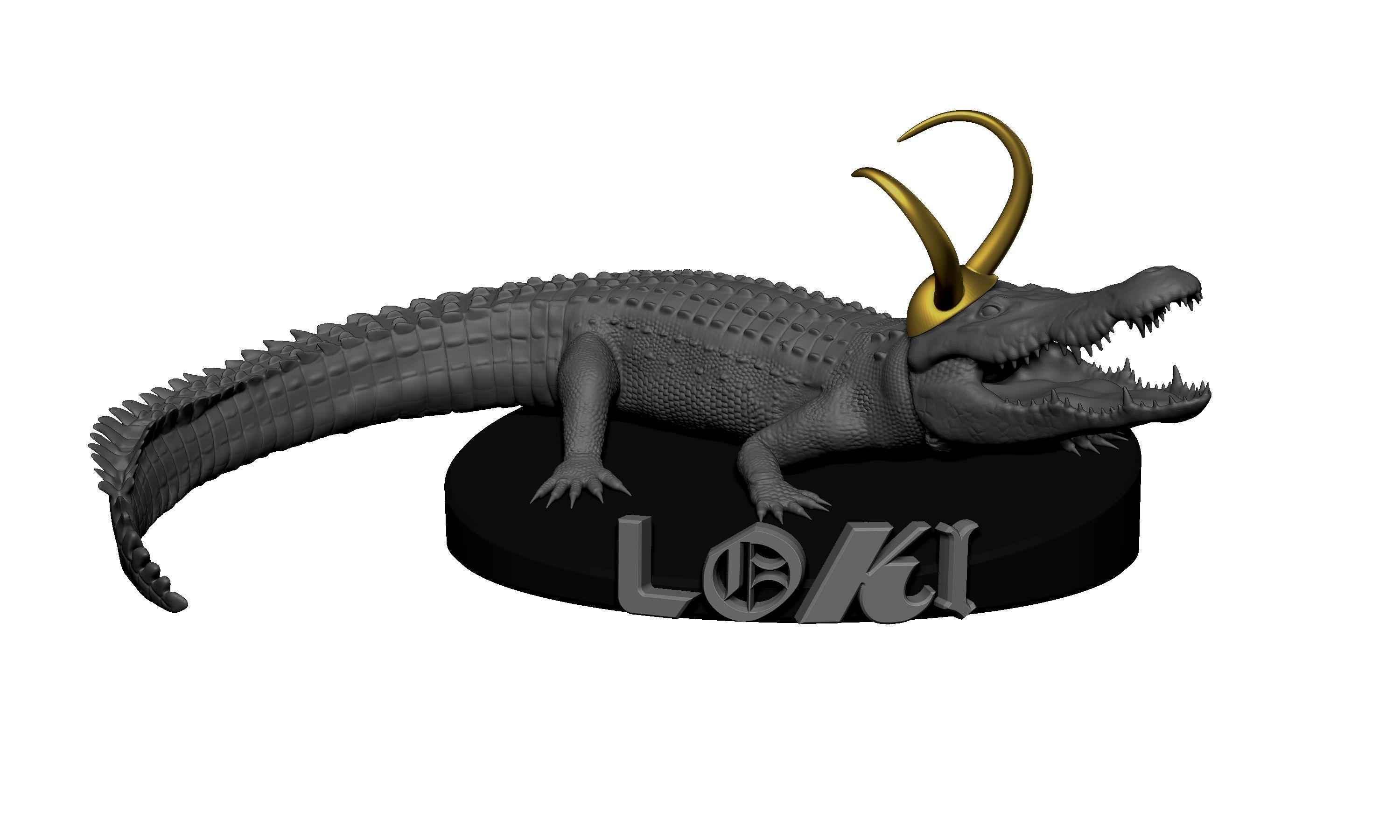 CROCODILE LOKI VARIANT 3D model 3D printable | CGTrader