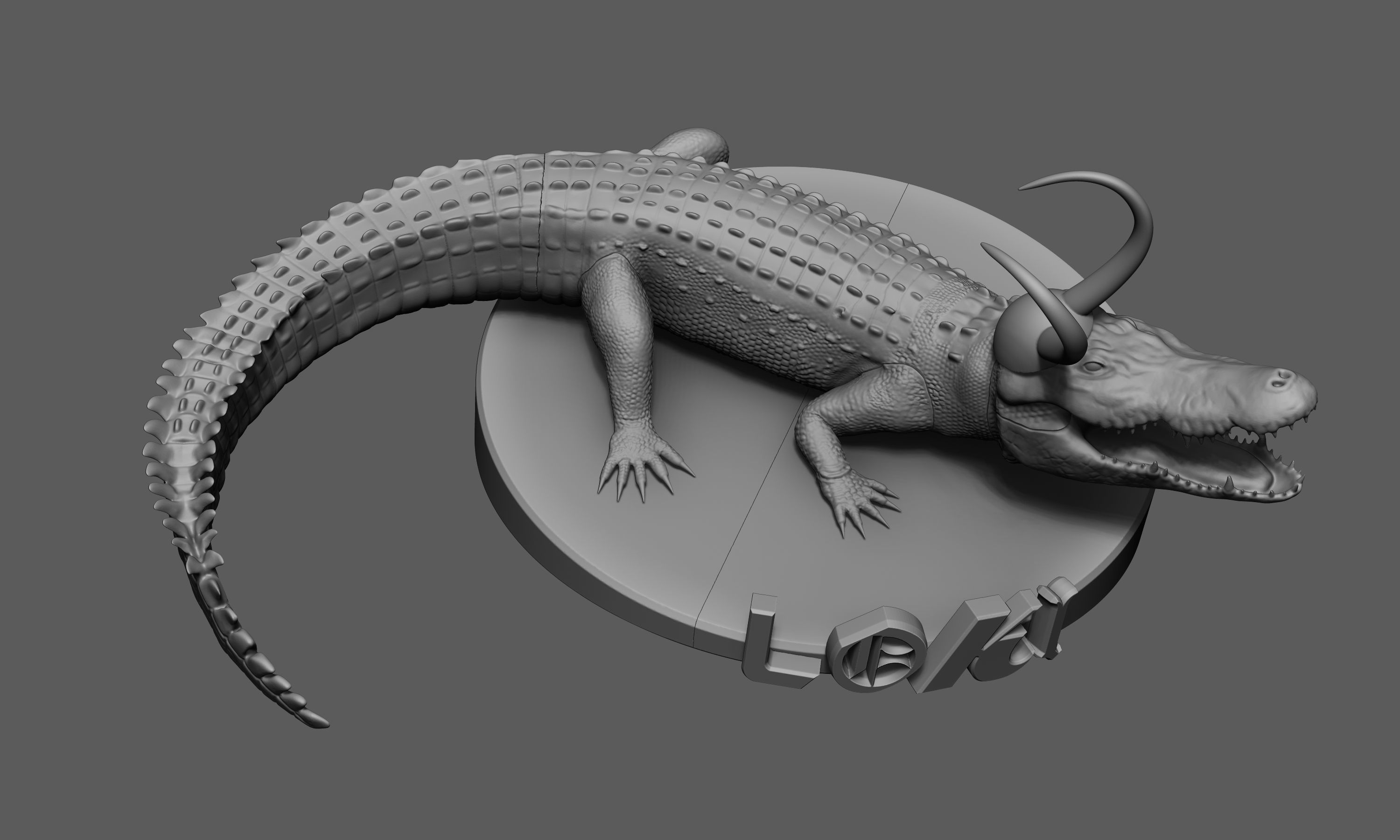 CROCODILE LOKI VARIANT 3D model 3D printable | CGTrader