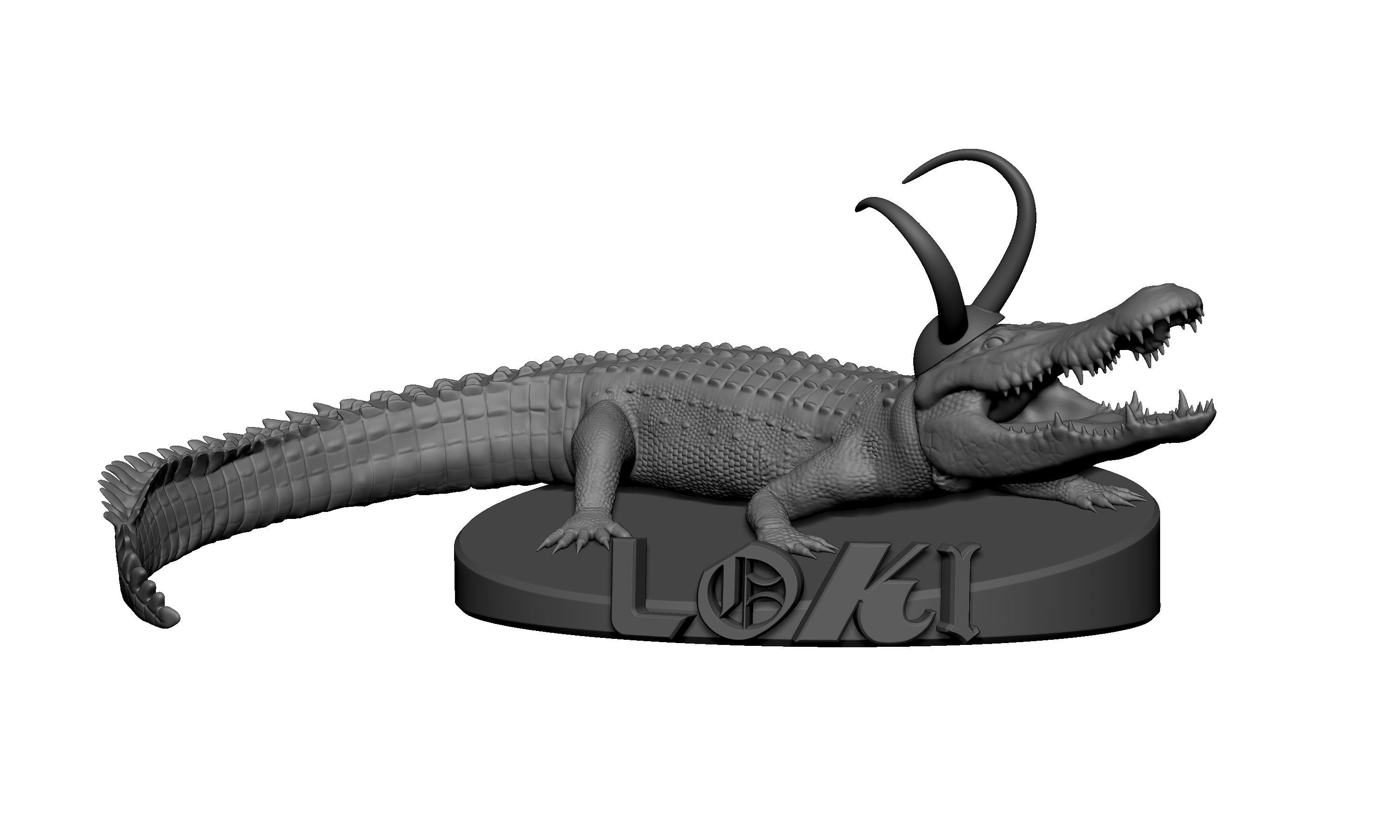 CROCODILE LOKI VARIANT 3D model 3D printable | CGTrader