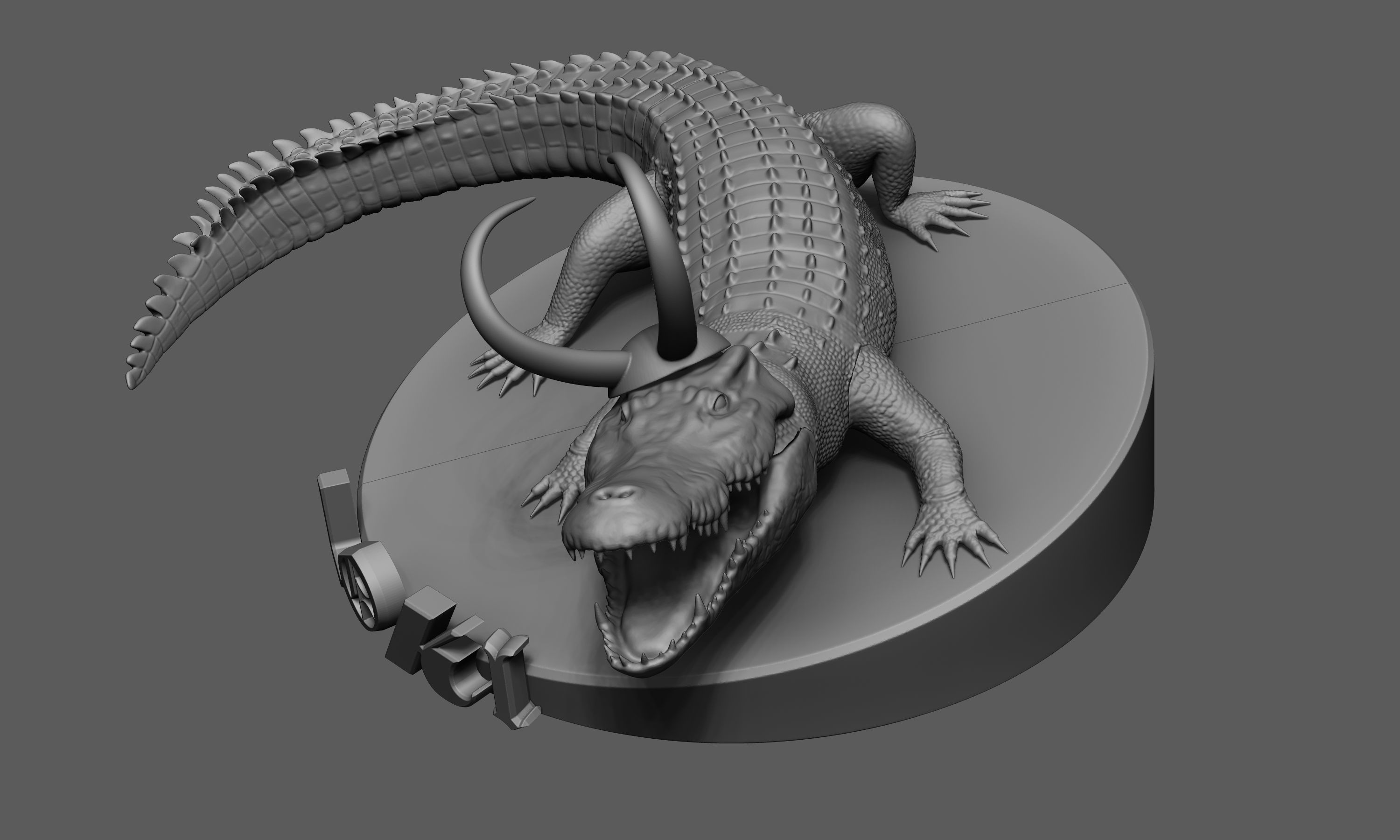 CROCODILE LOKI VARIANT 3D model 3D printable | CGTrader