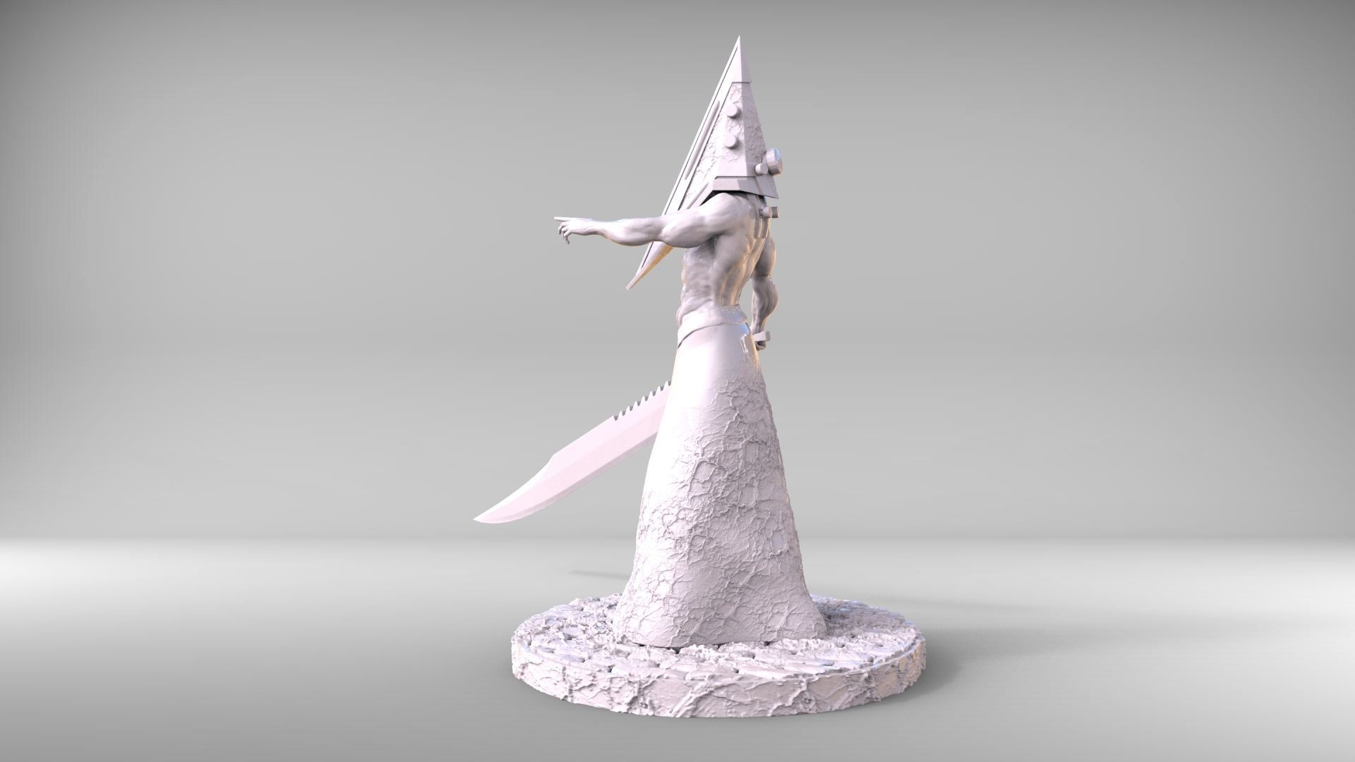 Silent Hill Pyramid Head 3D model 3D printable | CGTrader