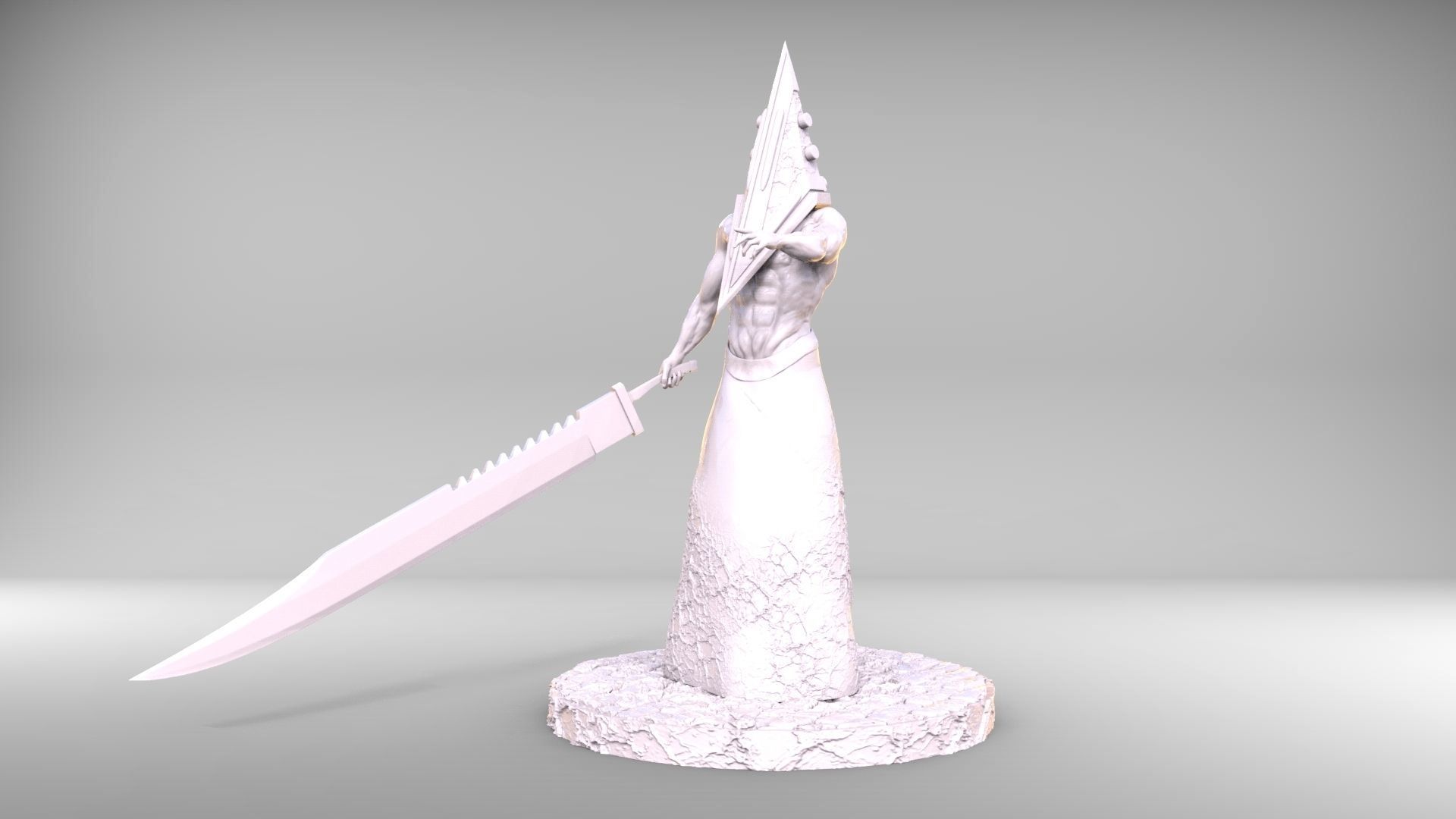 Silent Hill Pyramid Head 3D model 3D printable | CGTrader