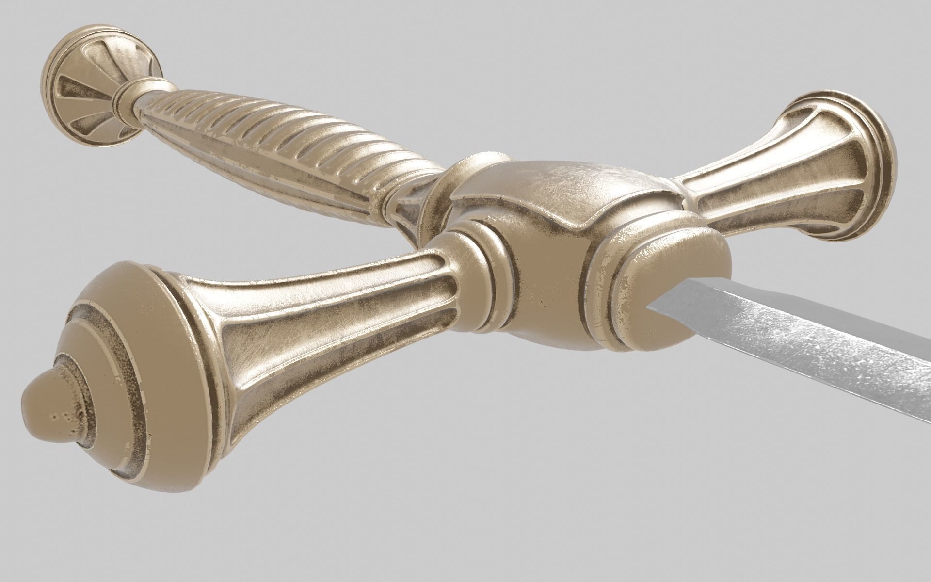 High-poly sword free 3D model | CGTrader