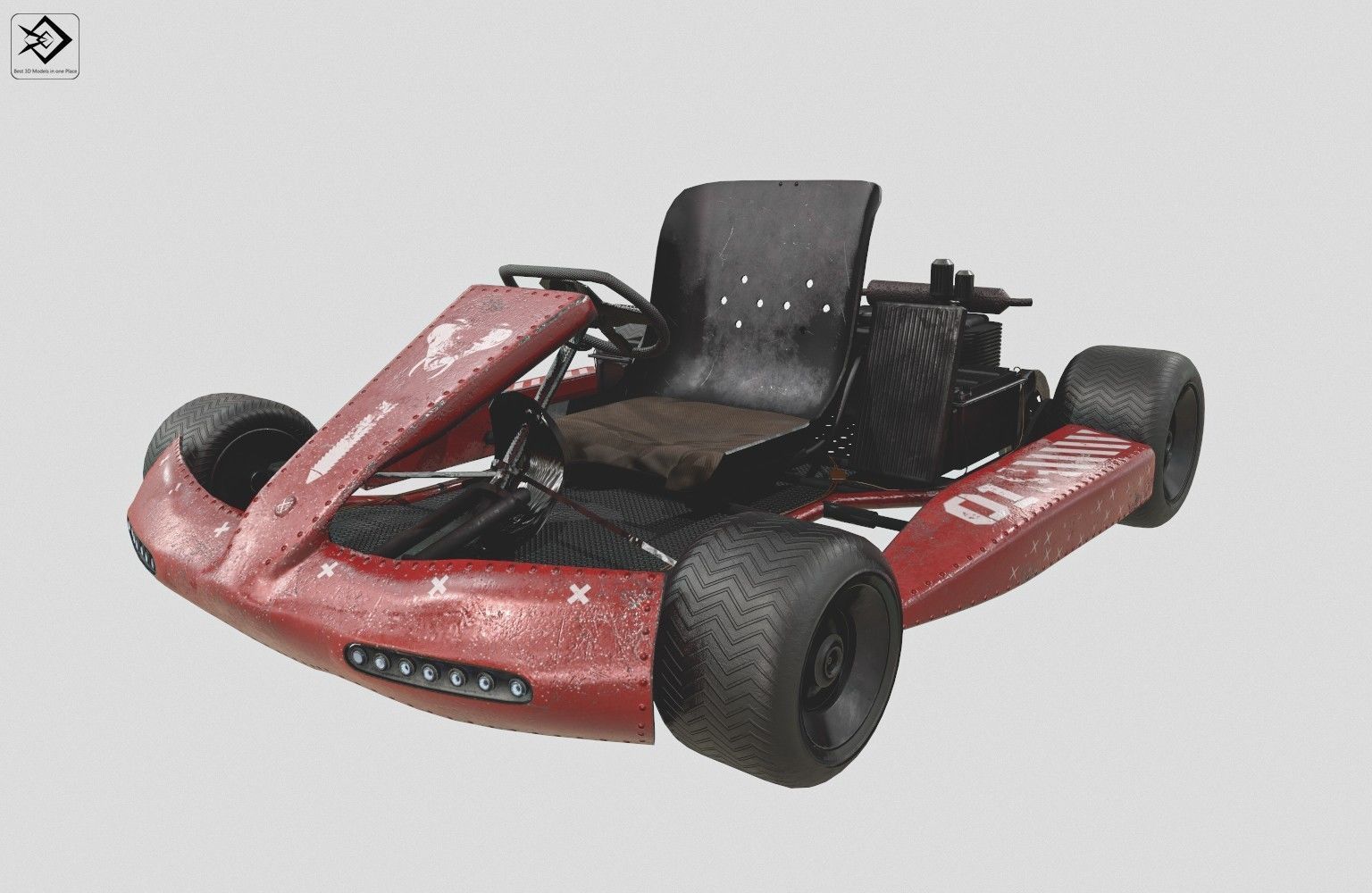 3D model Go Karts VR / AR / low-poly | CGTrader