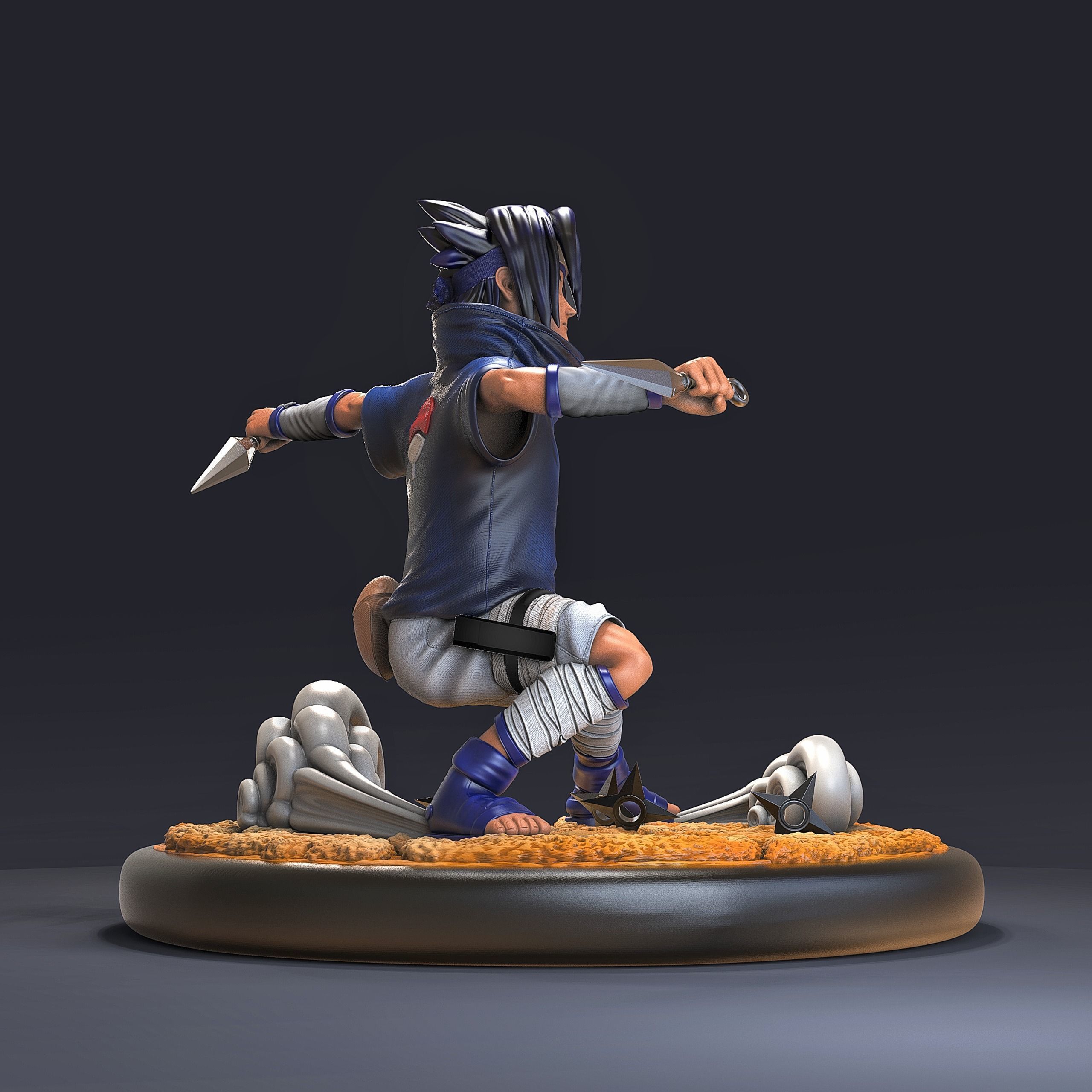 Sasuke Uchiha 3D model 3D printable | CGTrader