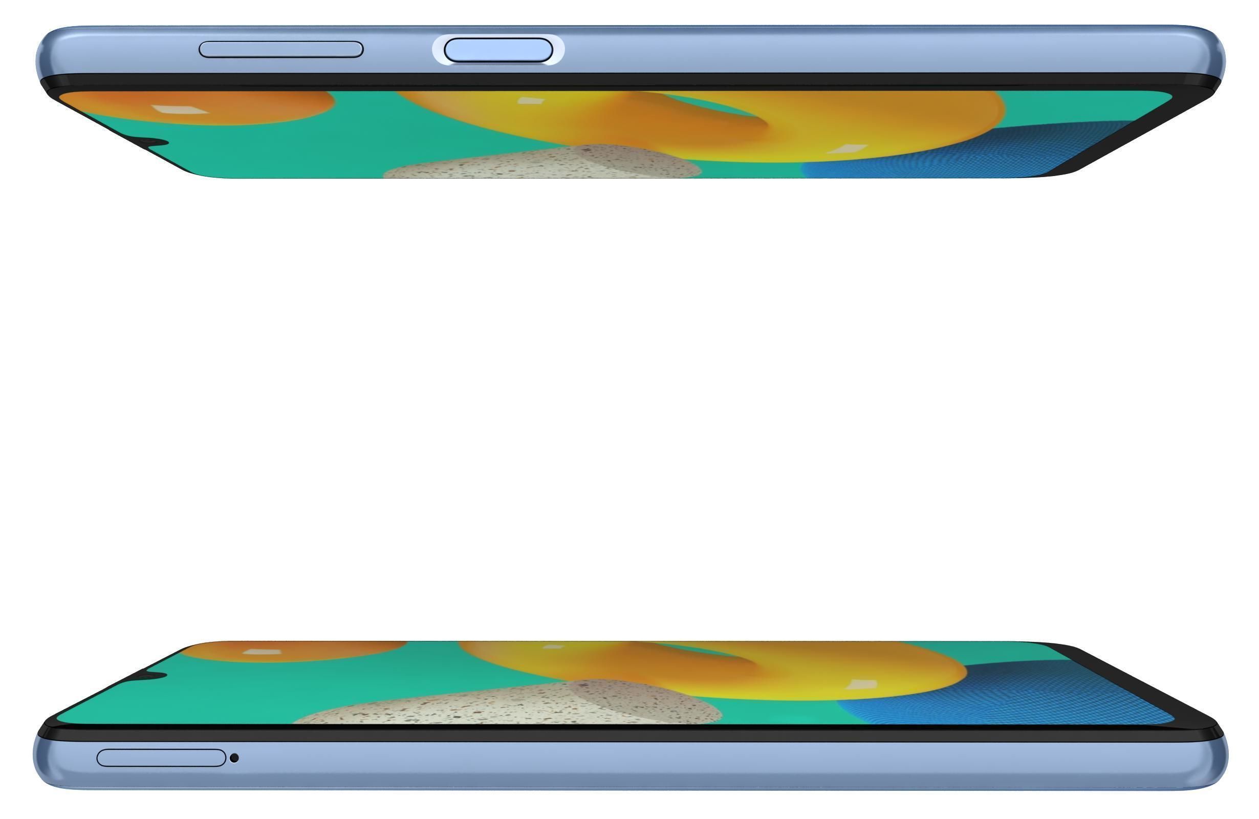 Samsung Galaxy M32 Light Blue 3D model | CGTrader