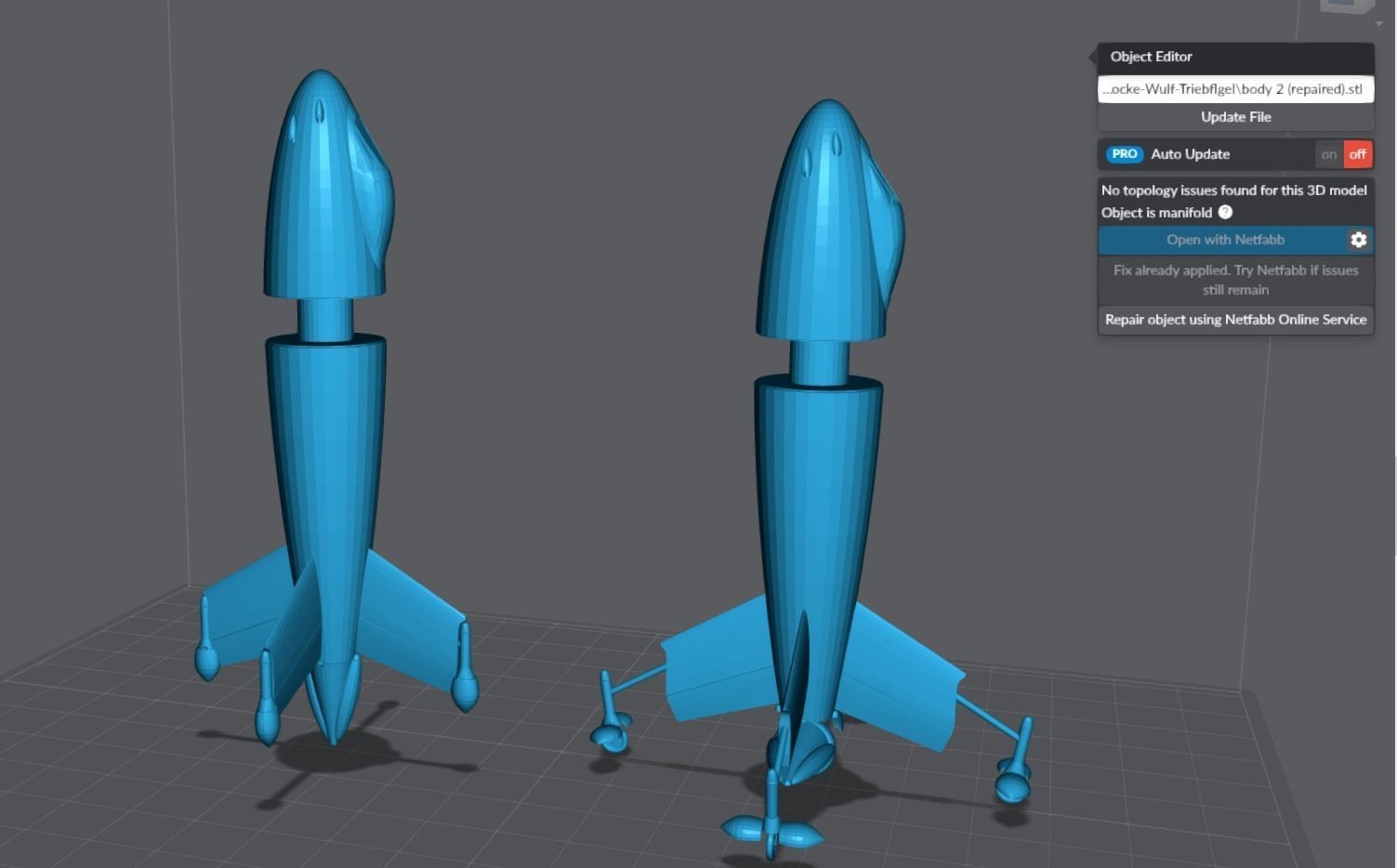 Thrust Wing hunter Scale Model 3D model 3D printable | CGTrader