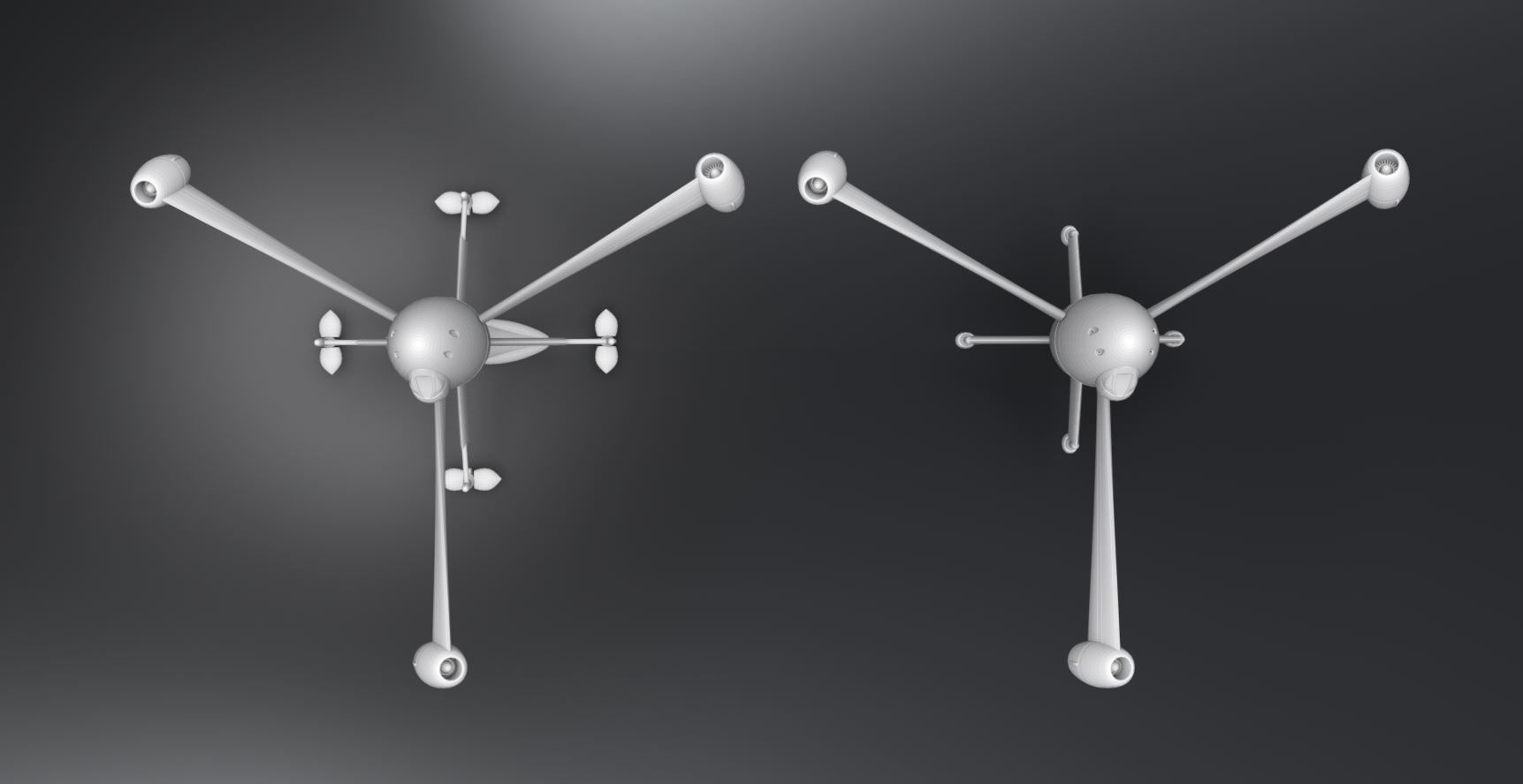 Thrust Wing hunter Scale Model 3D model 3D printable | CGTrader