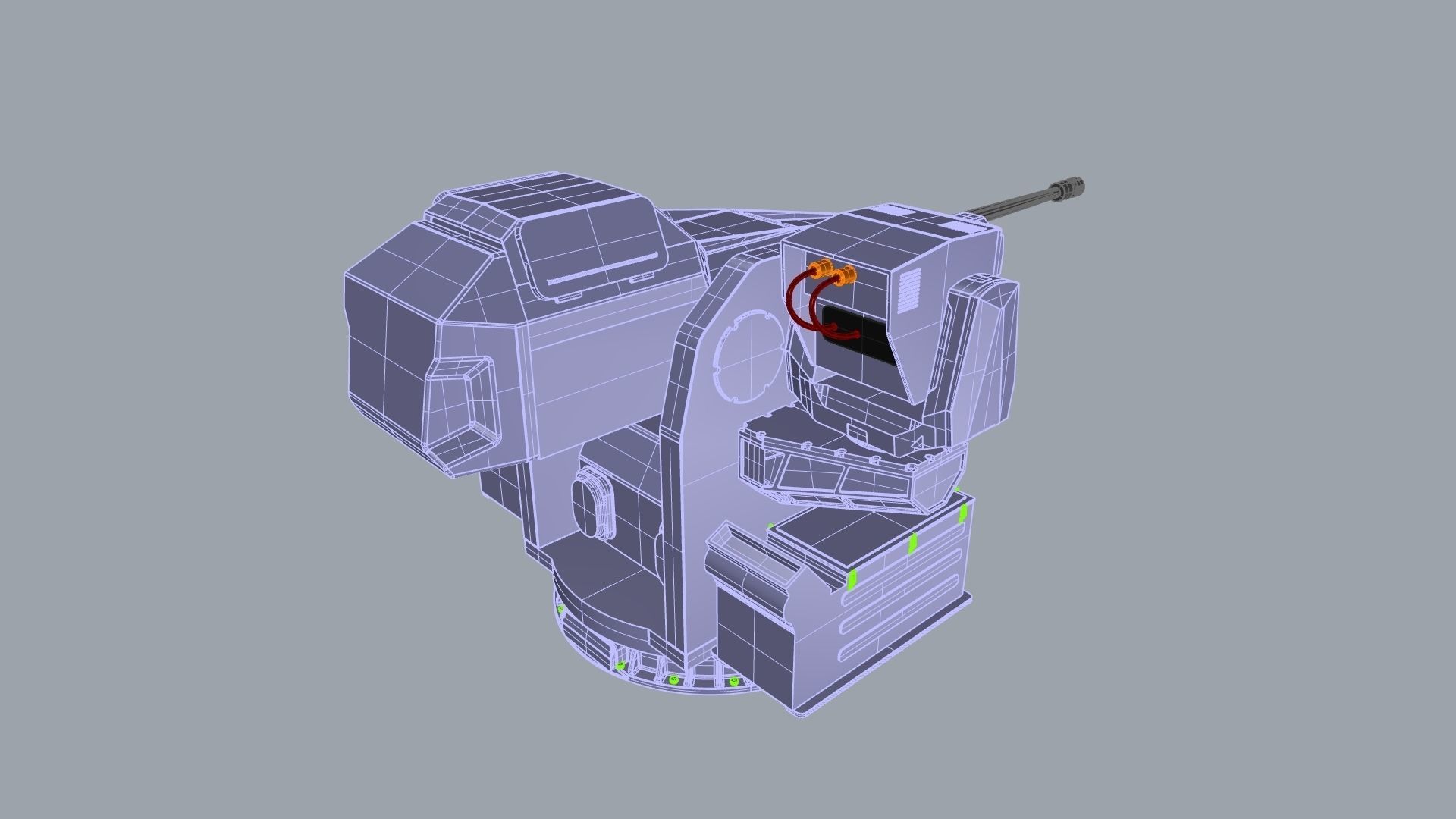 SMASH 30mm Remote Controlled Naval Cannon 3D model | CGTrader