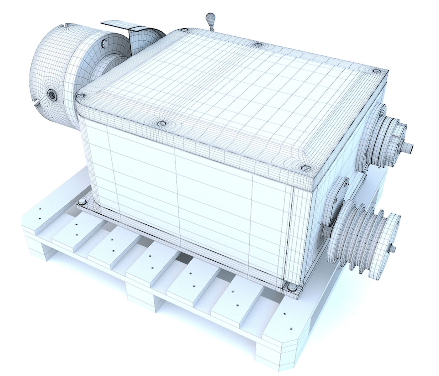 Turning Machine Tool Spare Parts - Collection 1 3D model | CGTrader