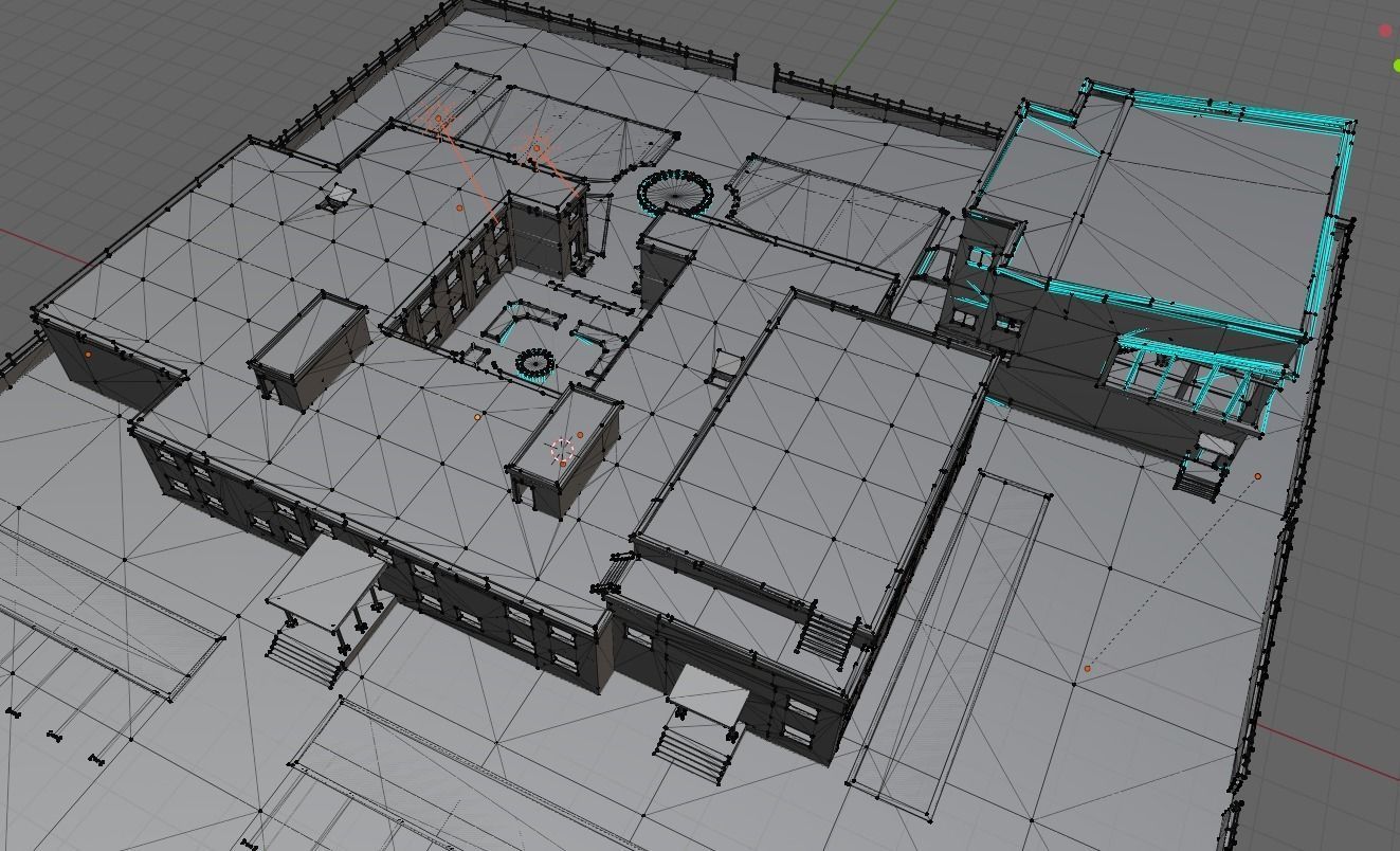 3D model Pubg School building VR / AR / low-poly | CGTrader