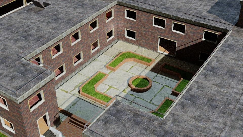 3D model Pubg School building VR / AR / low-poly | CGTrader