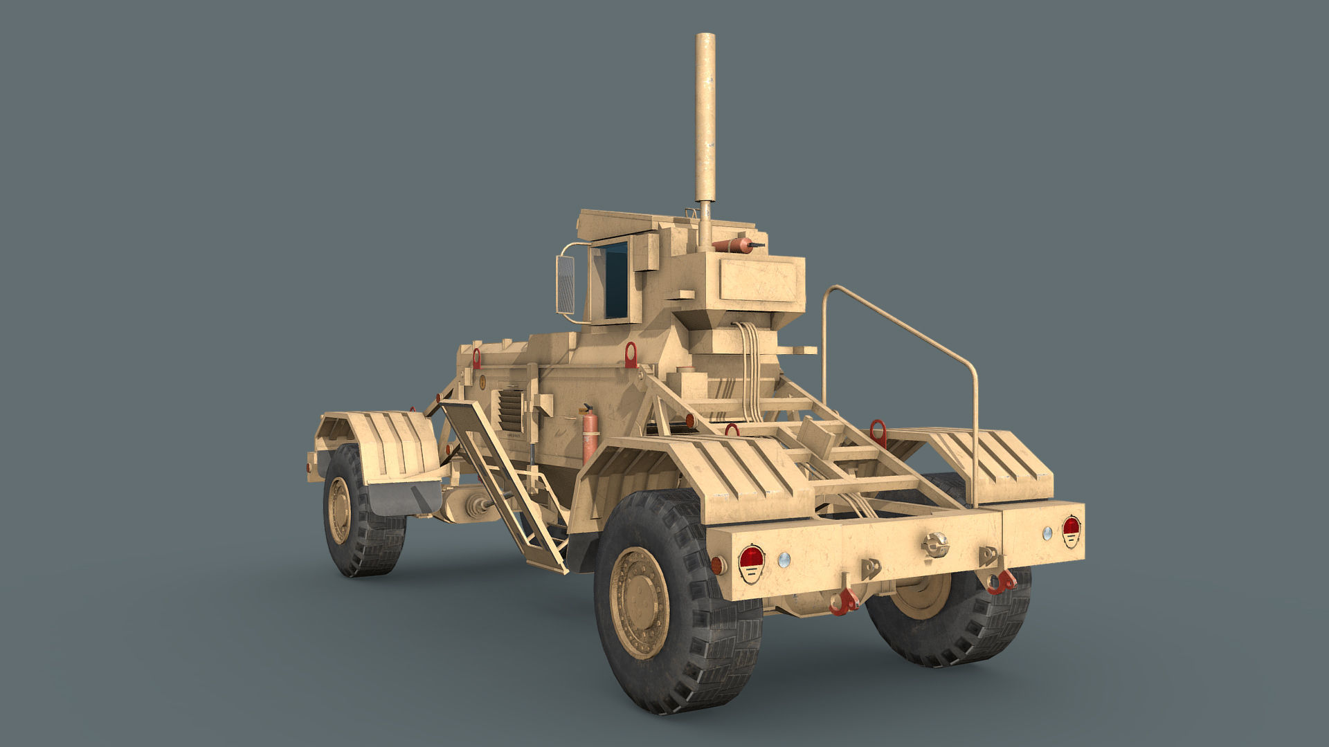 3D model Husky mine detection vehicle VR / AR / low-poly | CGTrader