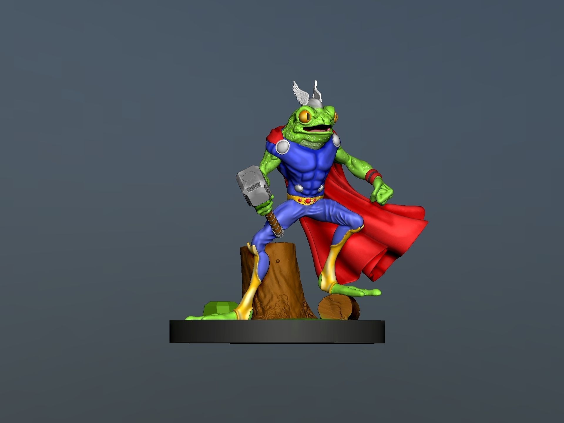 Thor Frog - Marvel 3D model 3D printable | CGTrader