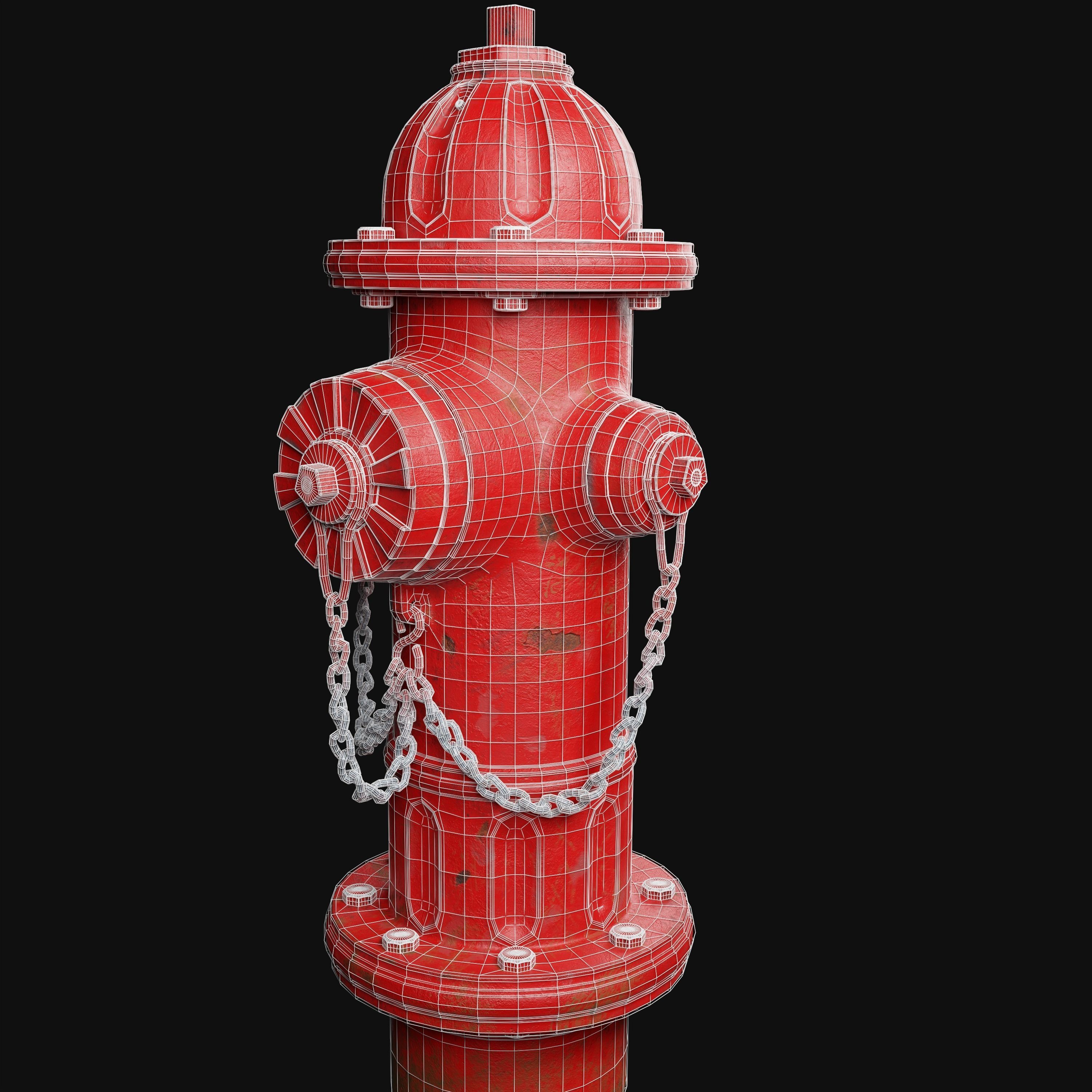 Fire Hydrant Realistic High poly 3D model | CGTrader
