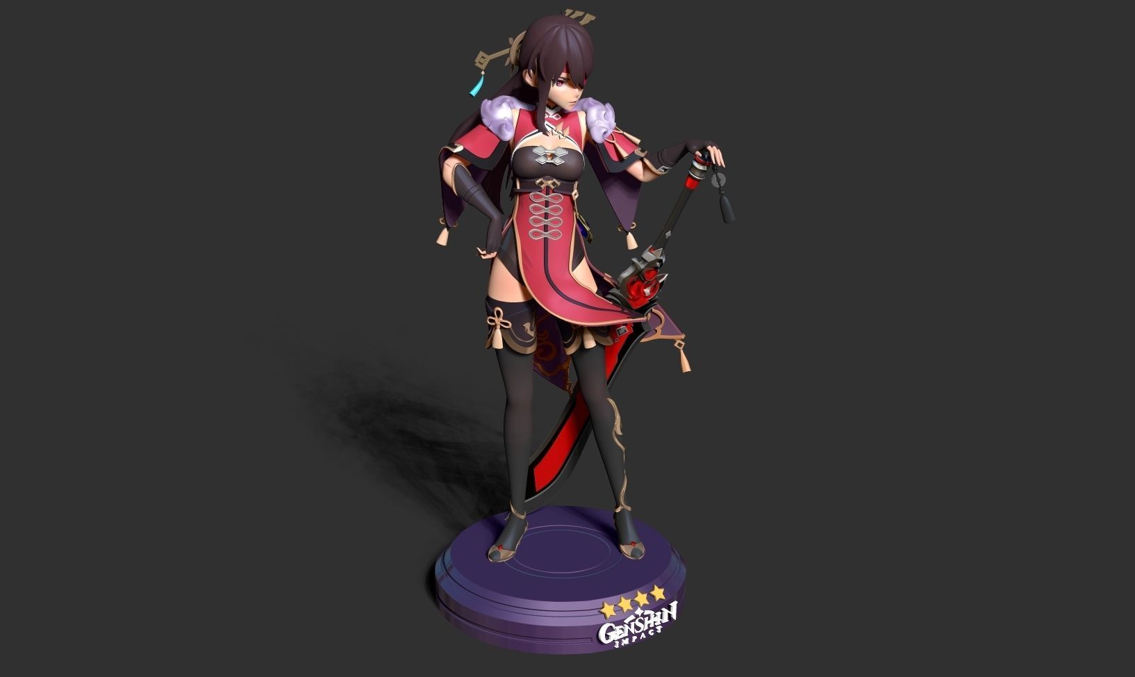 Beidou - Genshin Impact 3D model 3D printable | CGTrader