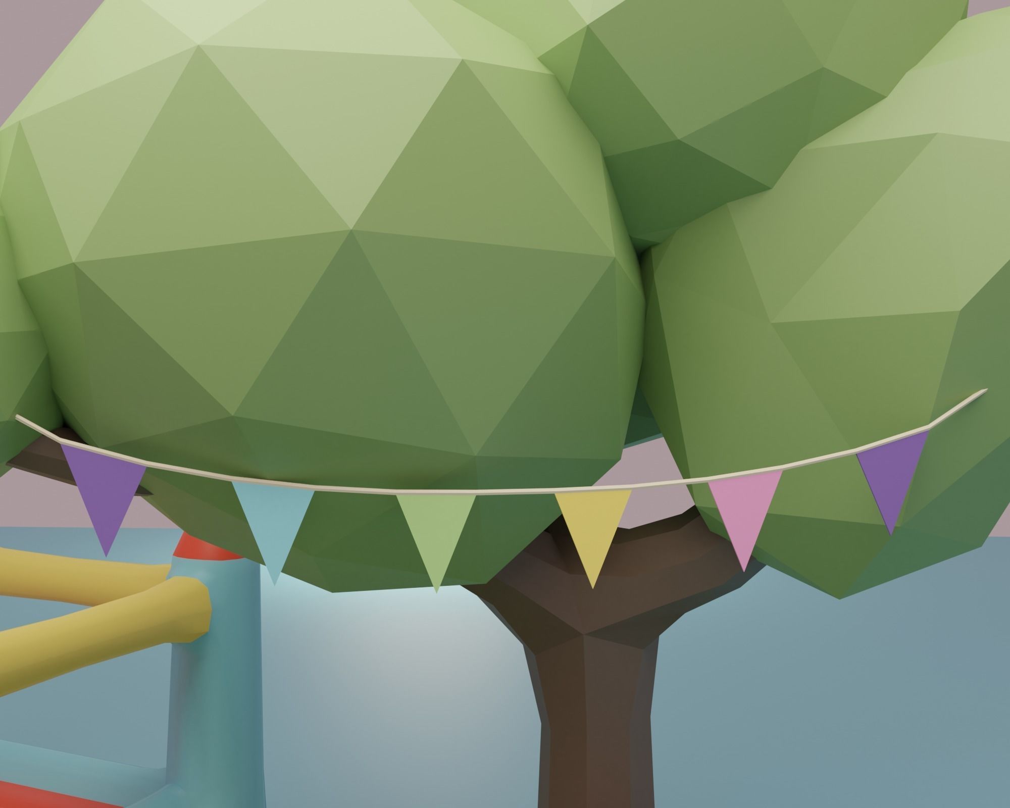 3D model Birthday party VR / AR / low-poly | CGTrader