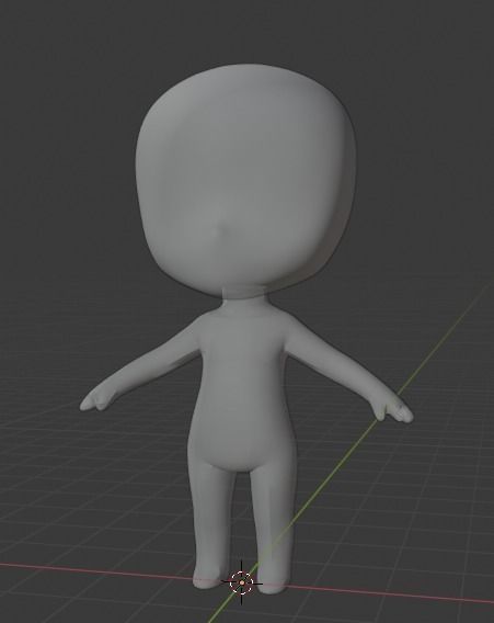 Base Chibi Character 3D model | CGTrader
