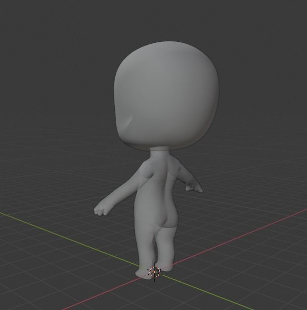 Base Chibi Character 3D model | CGTrader