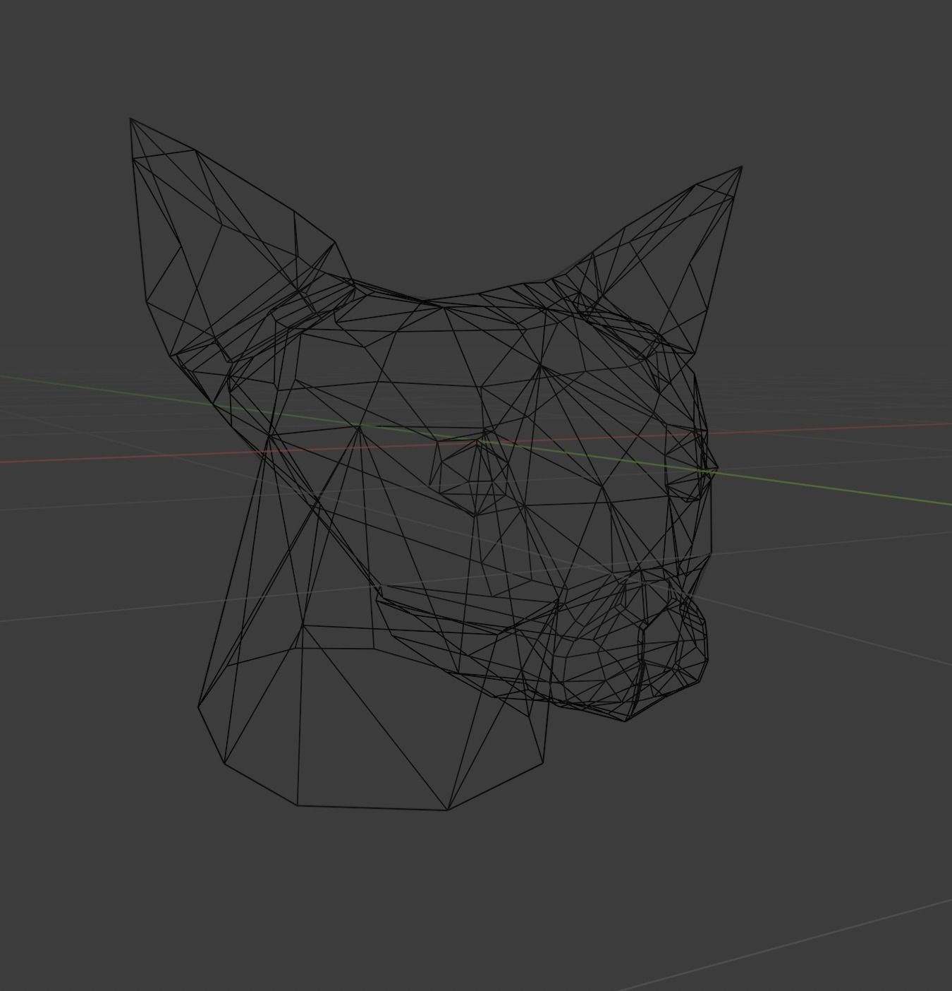 Cat sphinx head 3D model | CGTrader