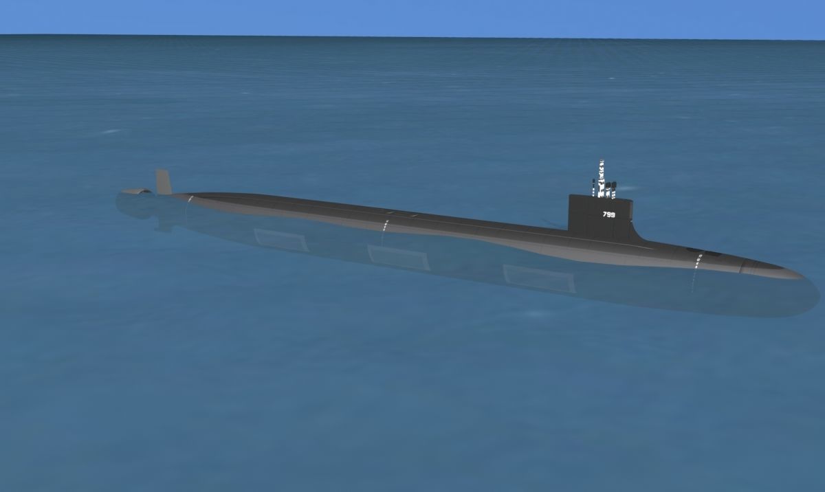 Virginia Class SSGN 802 USS Oklahoma 3D model rigged | CGTrader