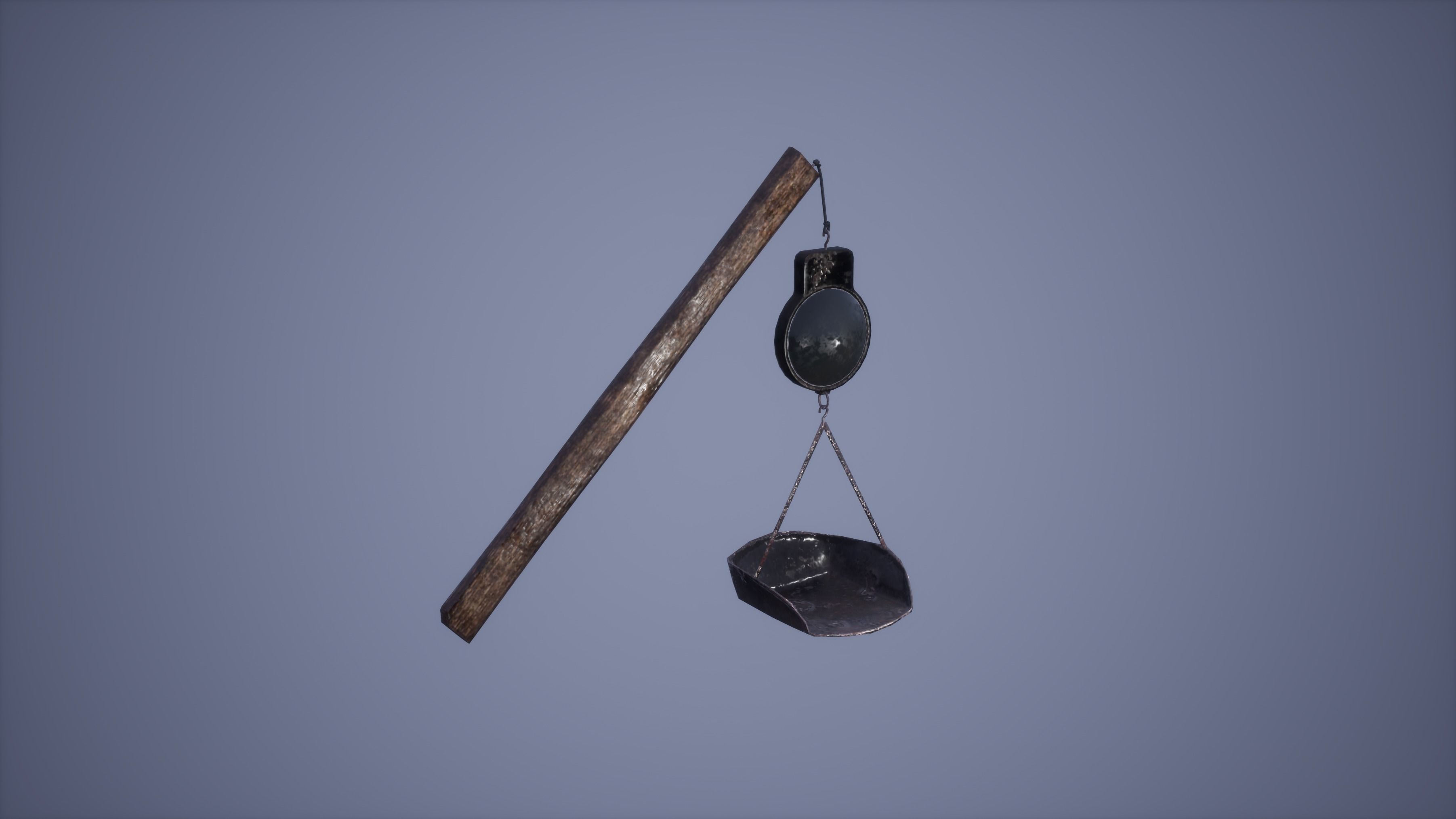 3D model Old Scales Low Poly Game Ready VR / AR / low-poly | CGTrader