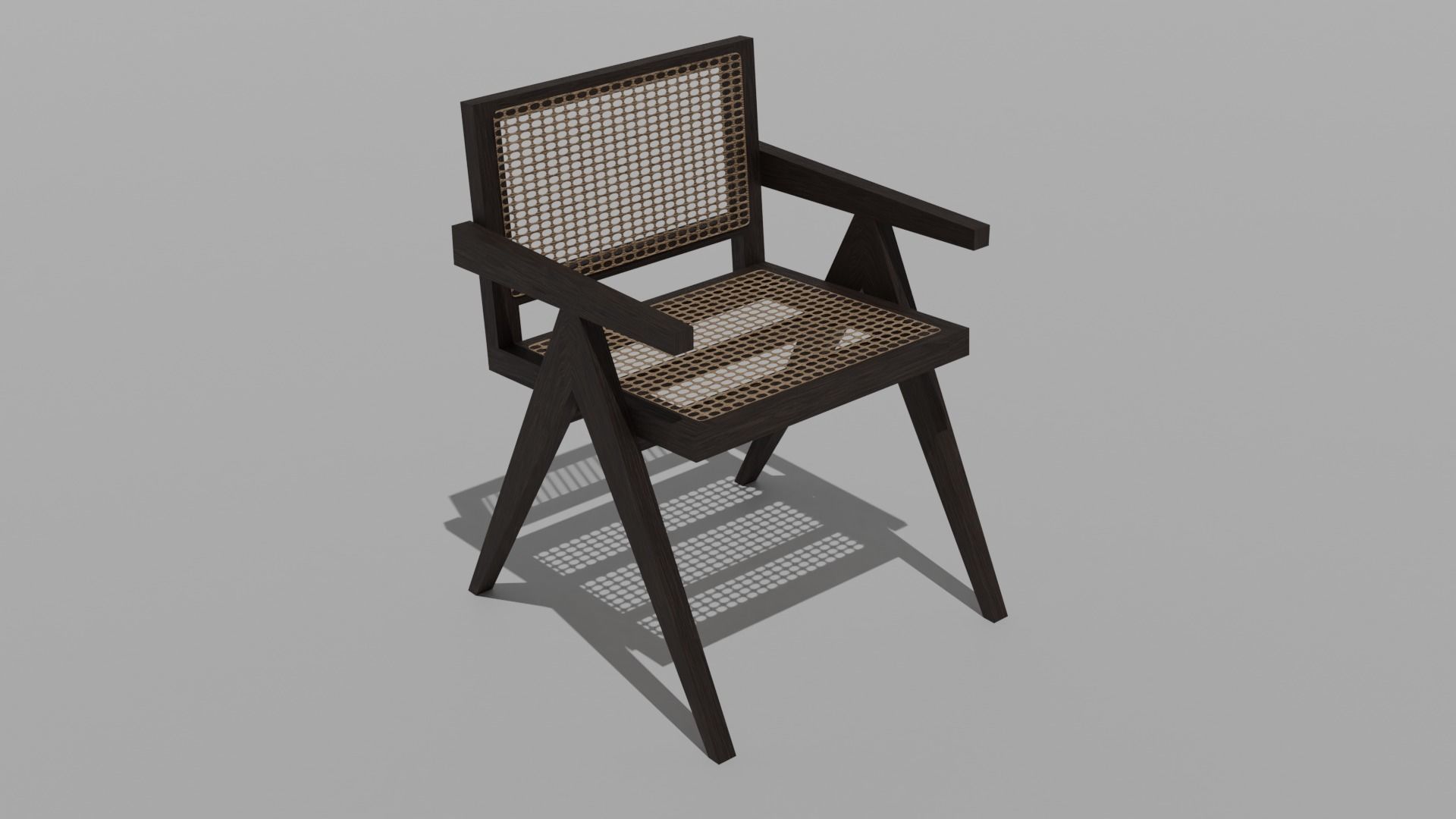Chair designed by Pierre Jeanneret 3D model | CGTrader
