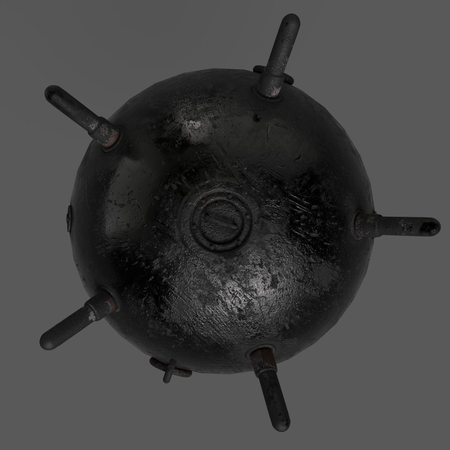 Naval mine detailed 3D model 3D model | CGTrader