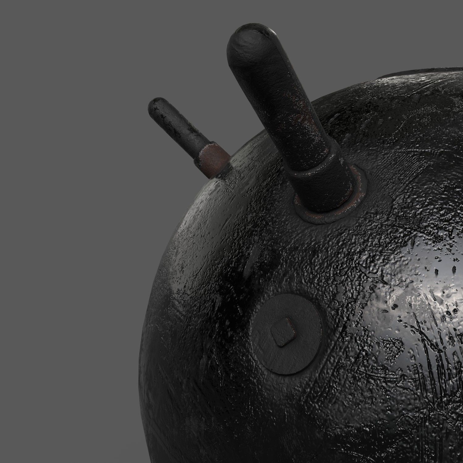 Naval mine detailed 3D model 3D model | CGTrader