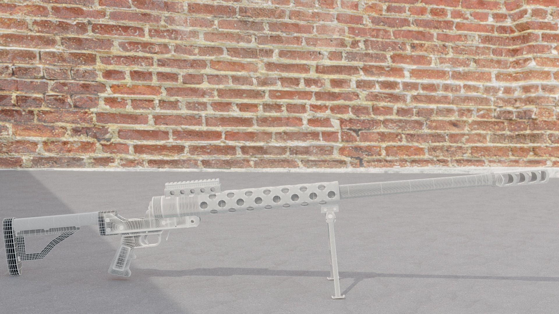 Serbu RN50 rigged 3D model rigged | CGTrader