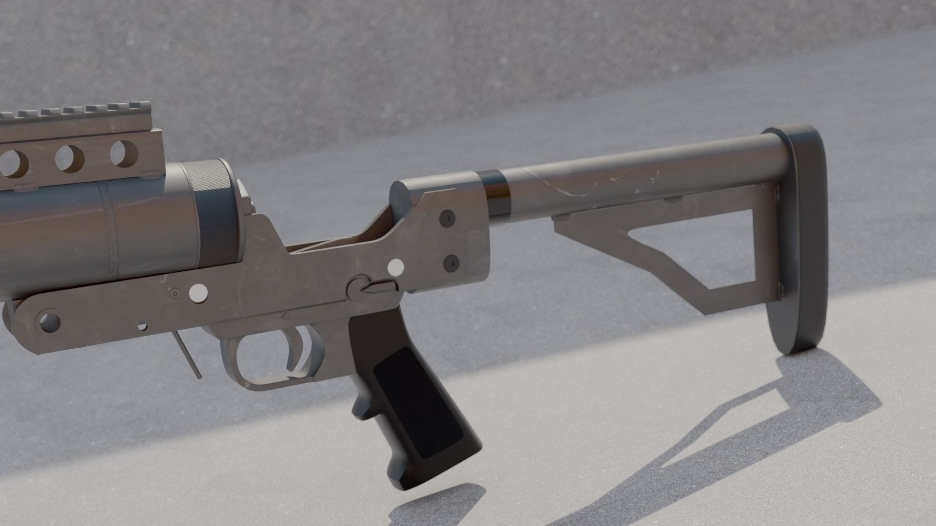 Serbu RN50 rigged 3D model rigged | CGTrader