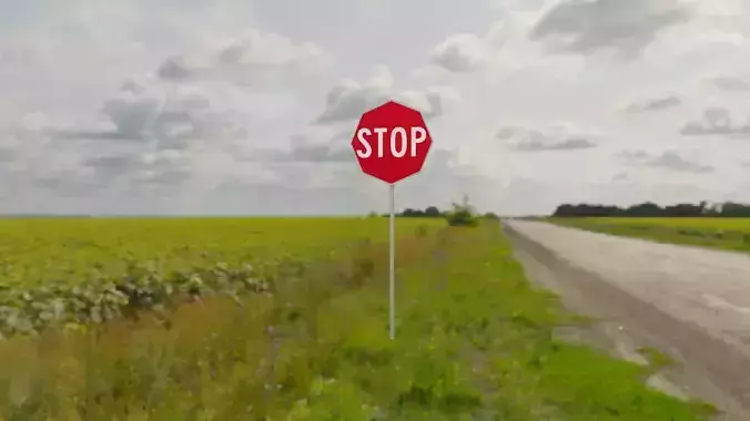 Stop Sign free 3D model | CGTrader