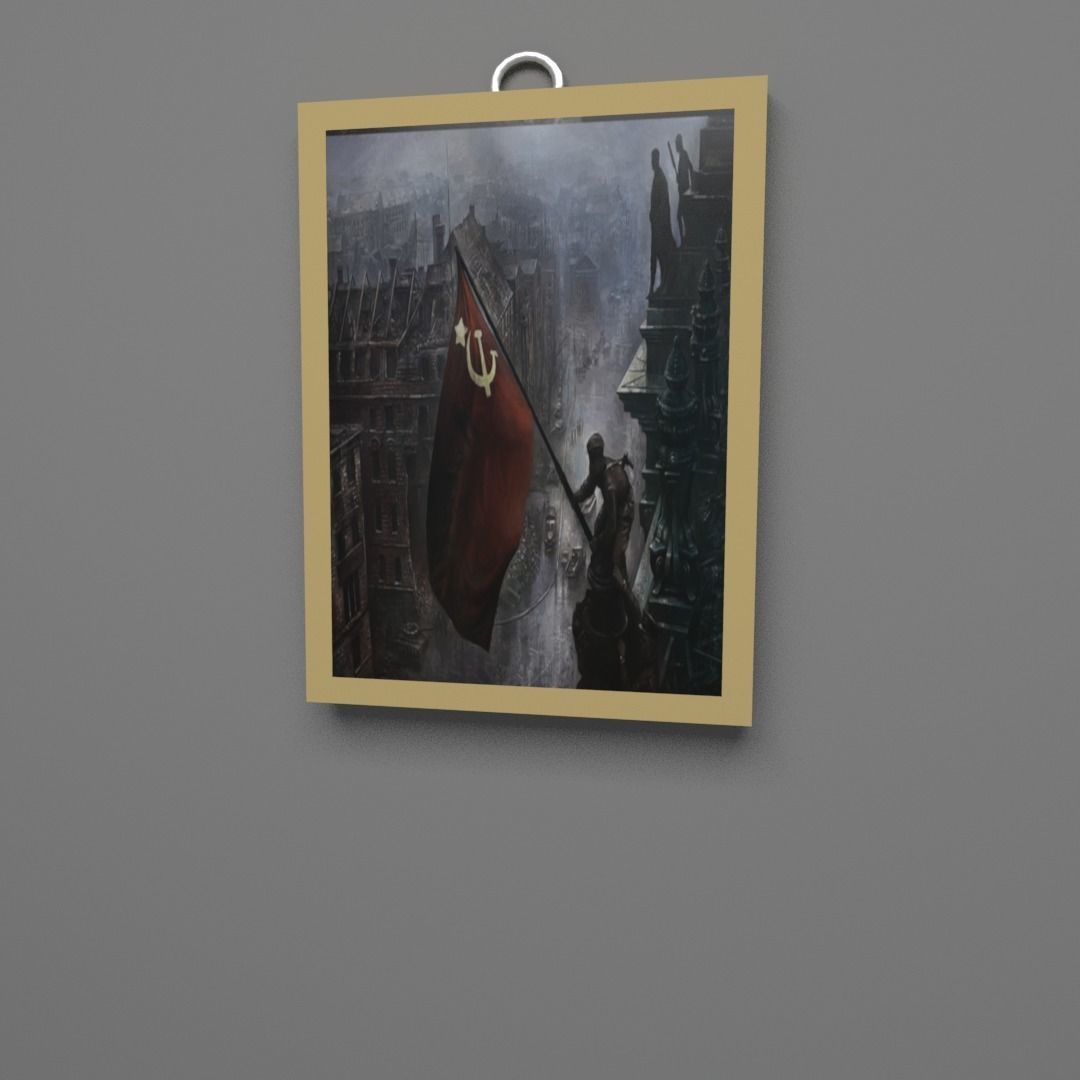 3D model Red army in berlin painting VR / AR / low-poly | CGTrader