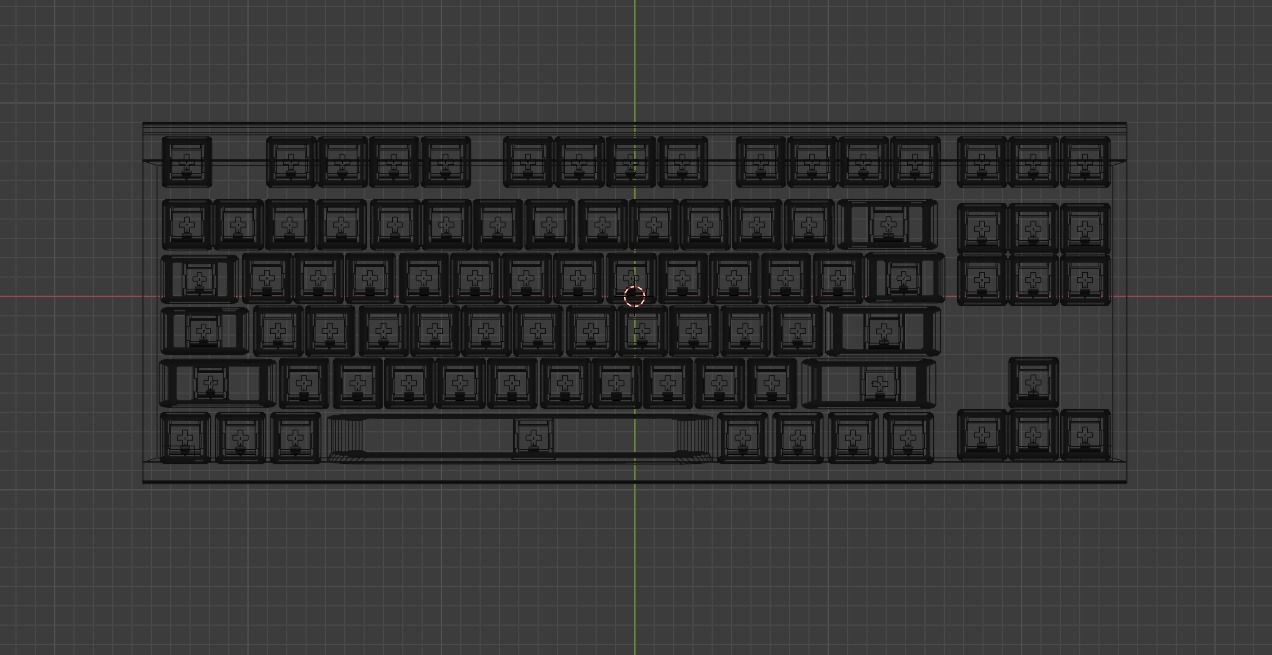 Mechanical keyboard free 3D model | CGTrader