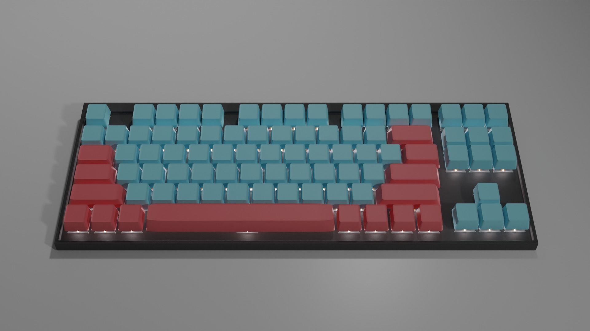 Mechanical keyboard free 3D model | CGTrader