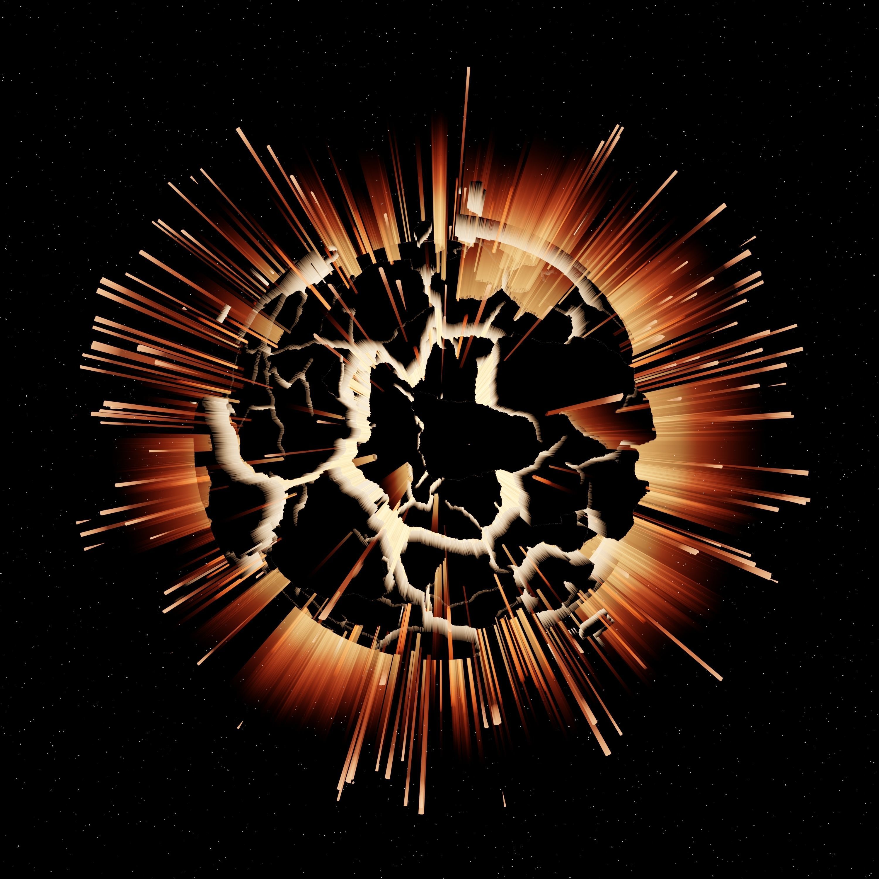 Alien Planet Sci-Fi Fantasy Scenery - Planet Explosion 3D model | CGTrader