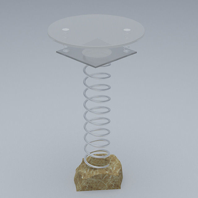 Helix table free 3D model | CGTrader