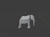 3D model Six different colored Low Poly elephants in Blender 3D VR / AR ...